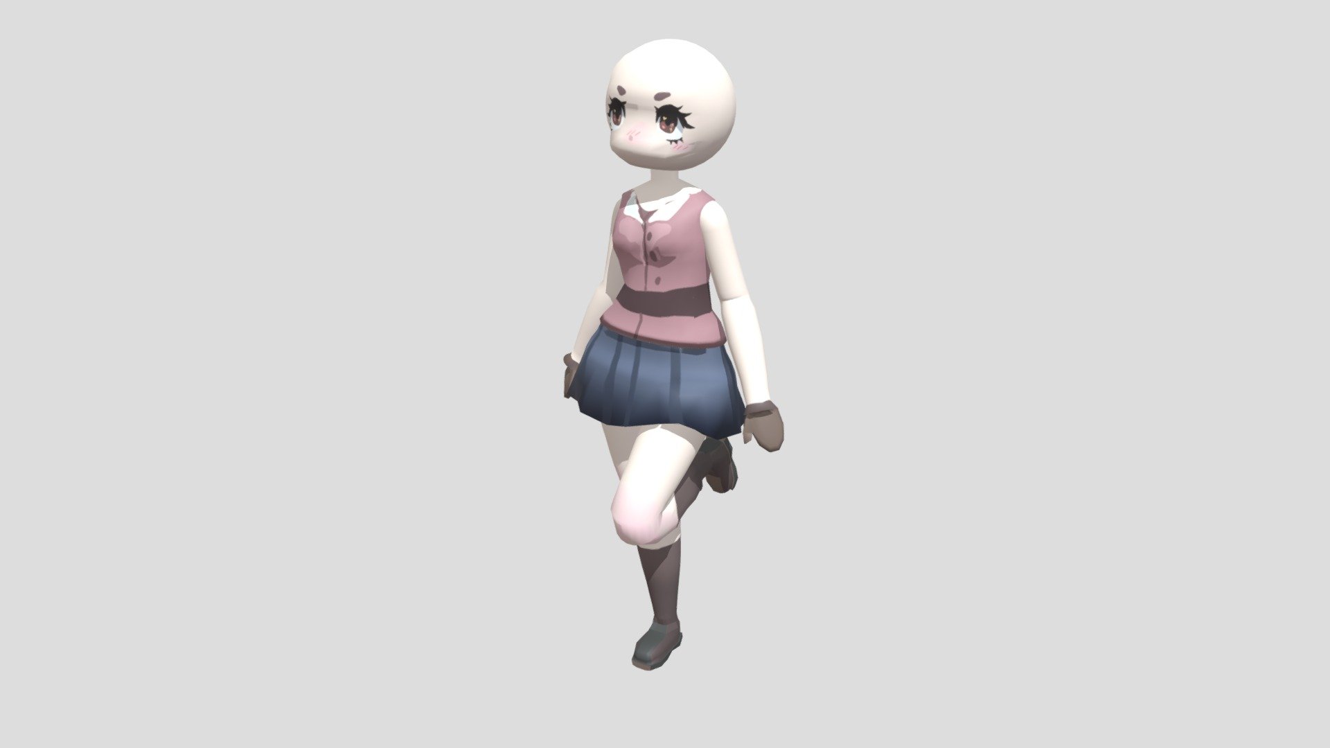 chibi modell - 3D model by stella.akesson [6234345] - Sketchfab