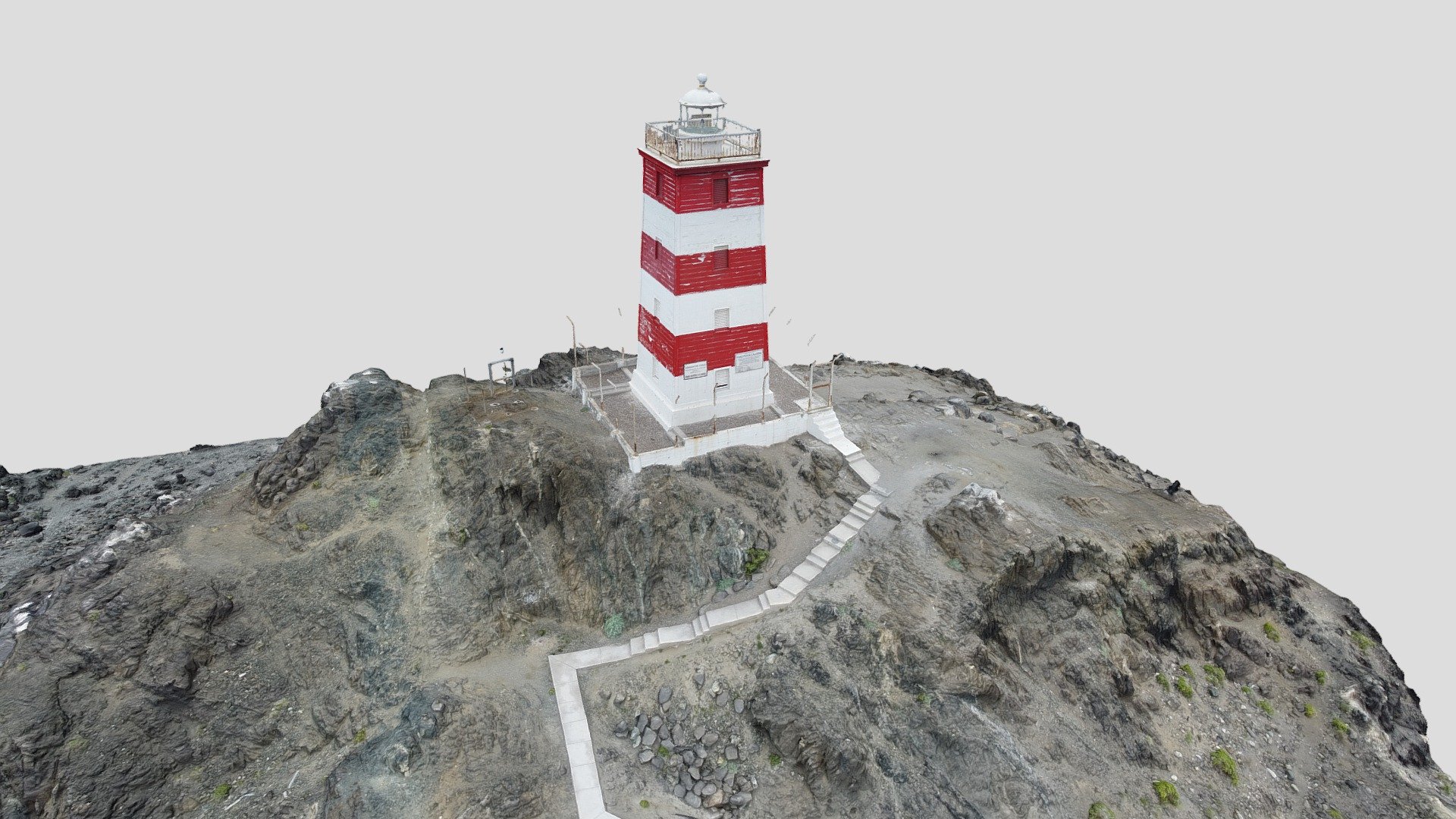 Faro de Punta Caldera - 3D model by Airwork / Fotogrametría Digital ...