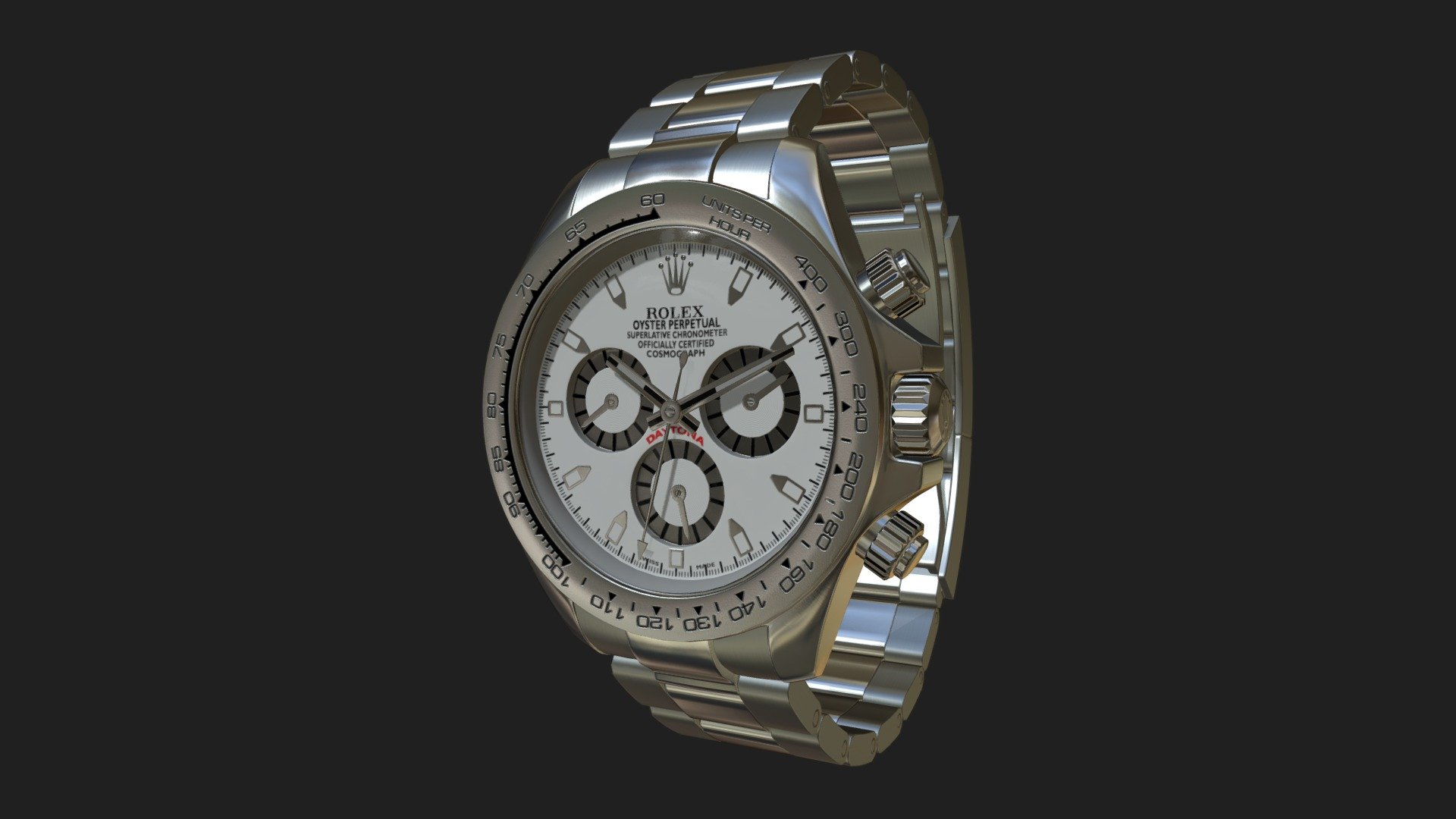 Rolex Daytona Watch - 3D model by Yurii.Shyryi (@Yura.Shyryy) [6236e88 ...