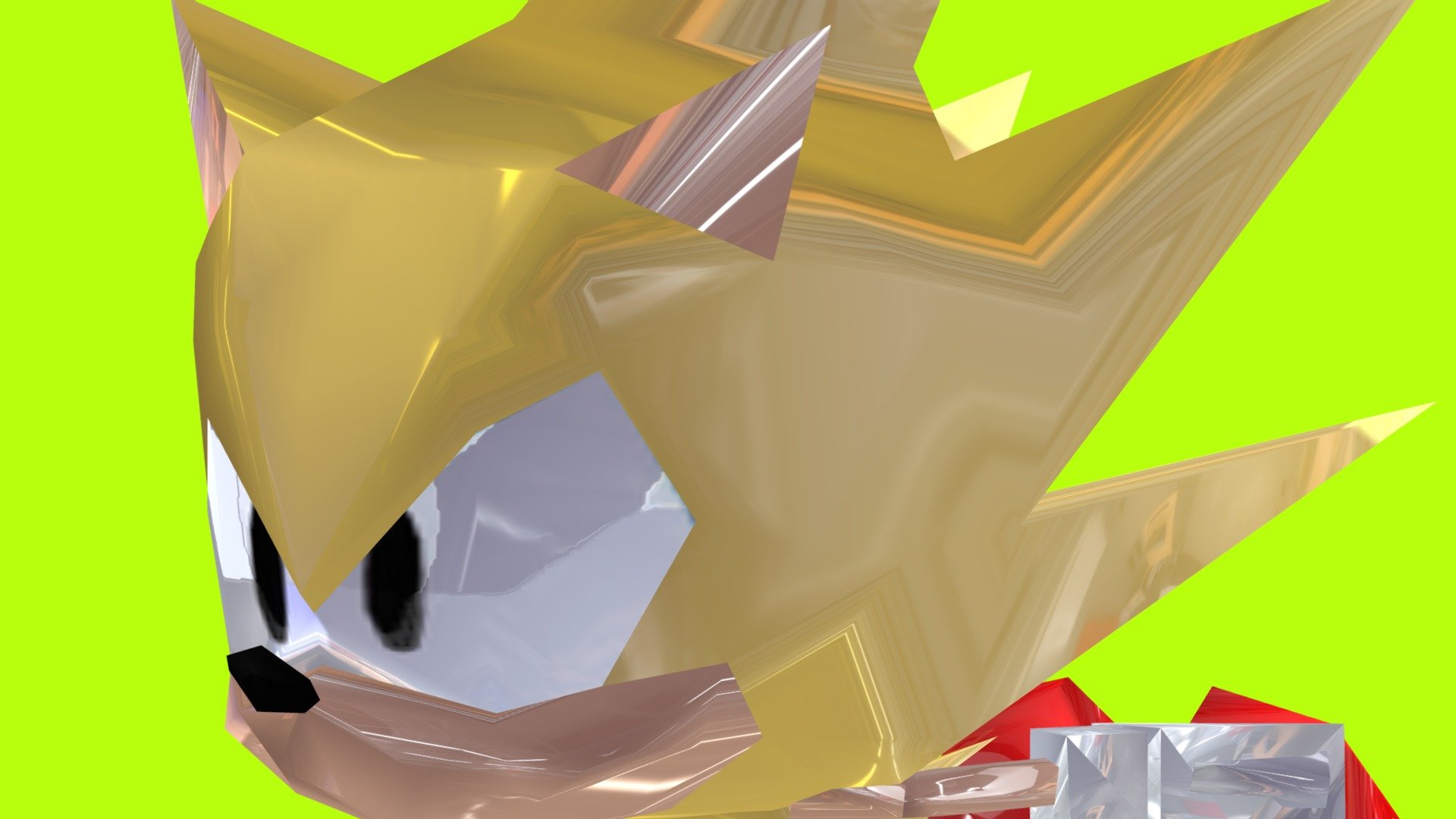 Super Sonic the Hedgehog - 3D model by mynelo04 [62393ba] - Sketchfab