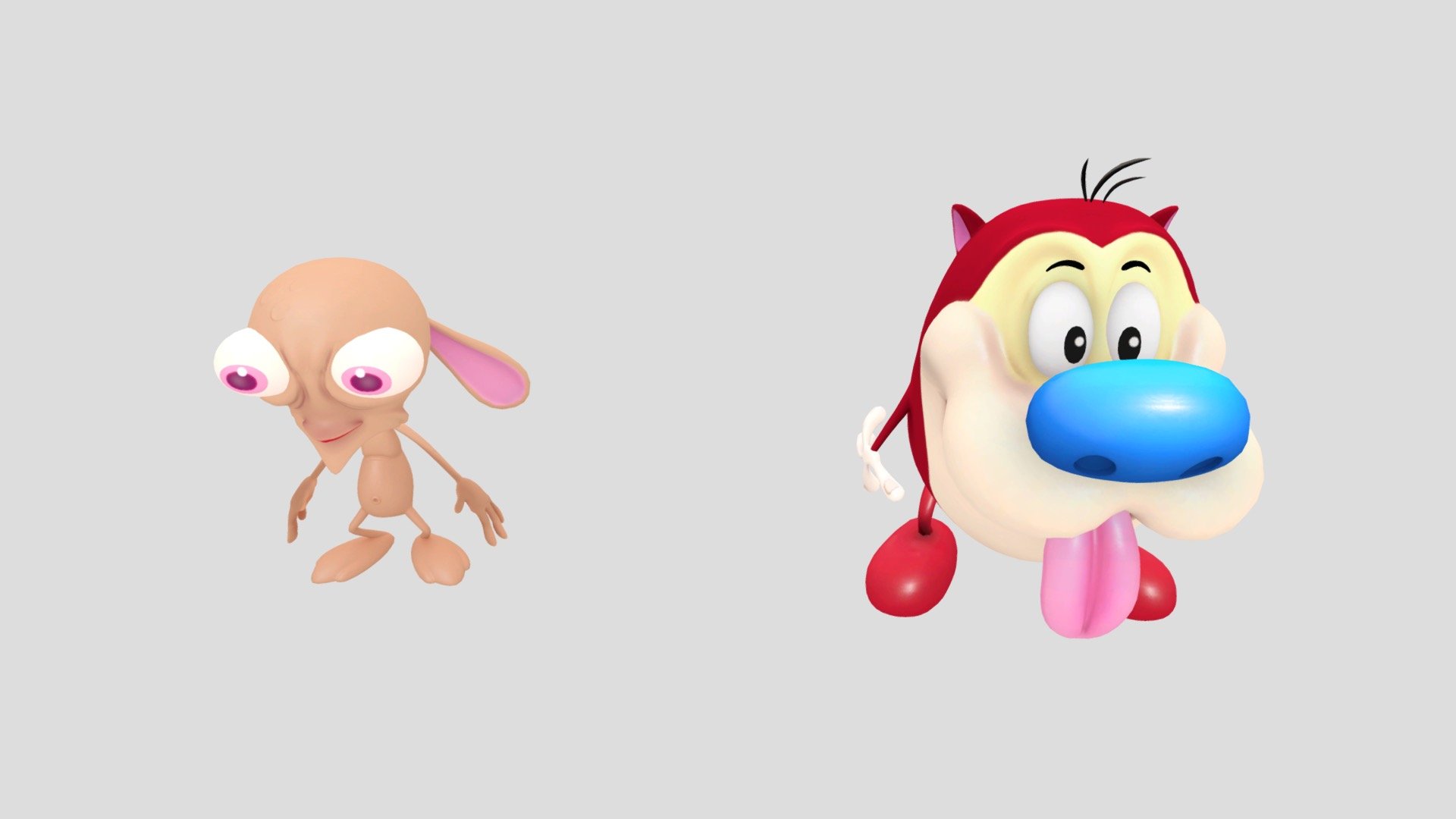 NASB2 Ren & Stimpy - Download Free 3D model by SMF Features Developed From Cheryl Hill ...