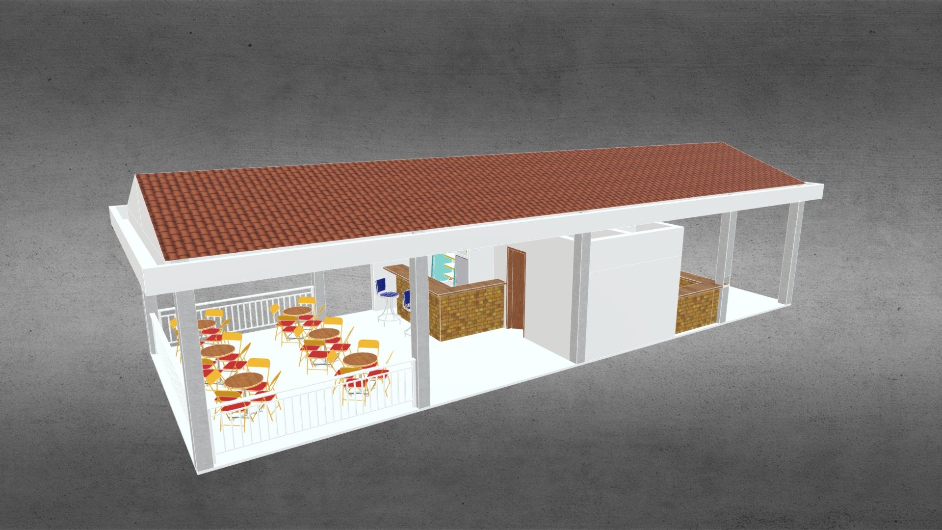 Club House C - 3D model by Arq_Diego_Coca [623a080] - Sketchfab