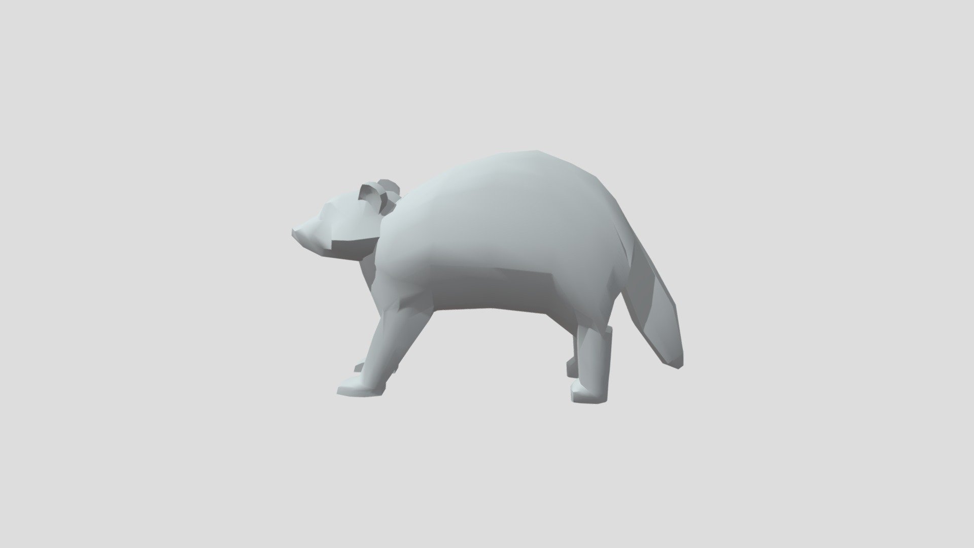 Mapache Loco - 3D model by ghostlyvaro [623a173] - Sketchfab