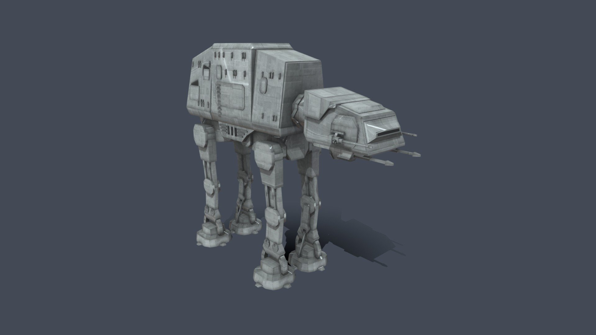 AT-AT Minecraft model - Star Wars vehicles - 3D model by W'Projects ...
