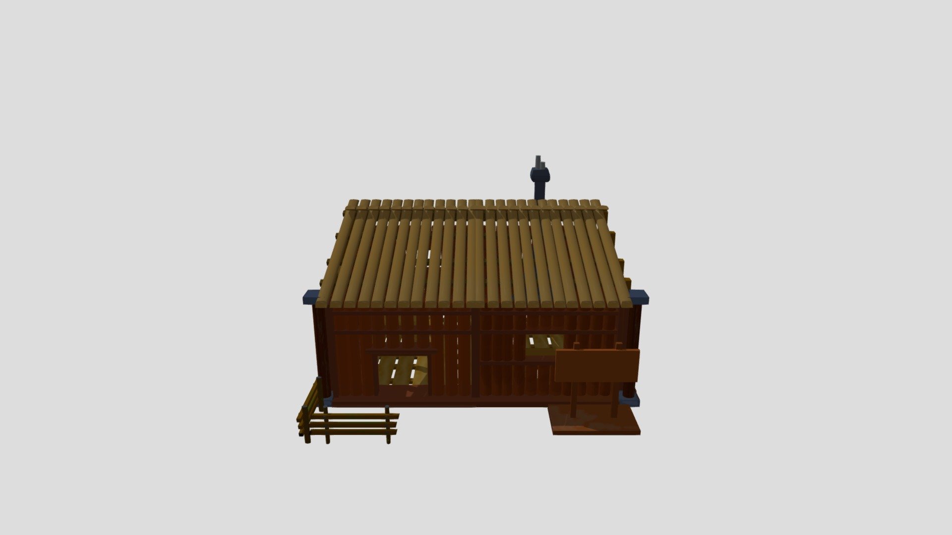 Shit Shack - 3D model by XJH233 [623abb6] - Sketchfab