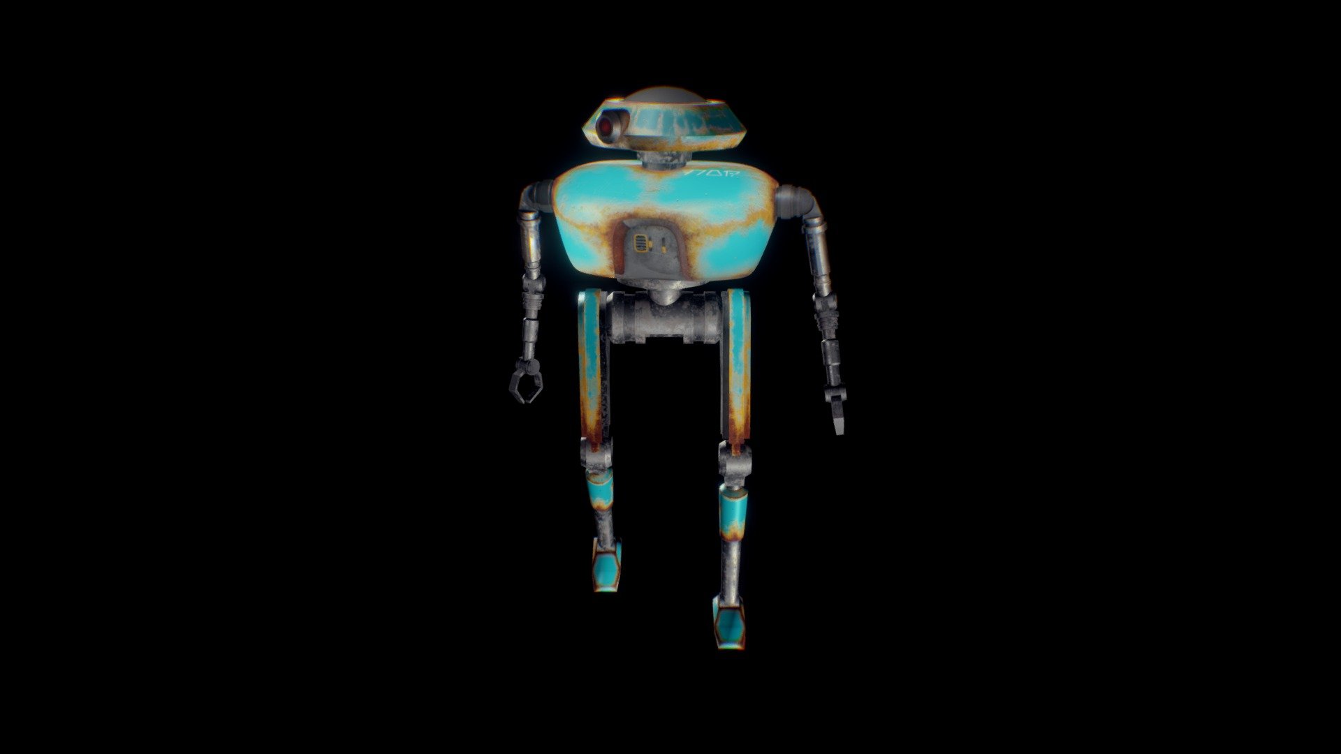 4B-3D droid - 3D model by Stan_Art [623bd68] - Sketchfab