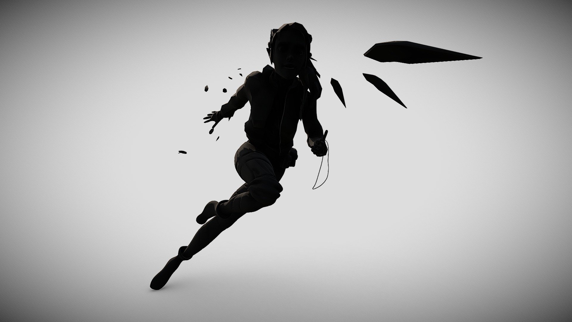 Wind Hero (Silhouette) - Download Free 3D model by kand8998 ...