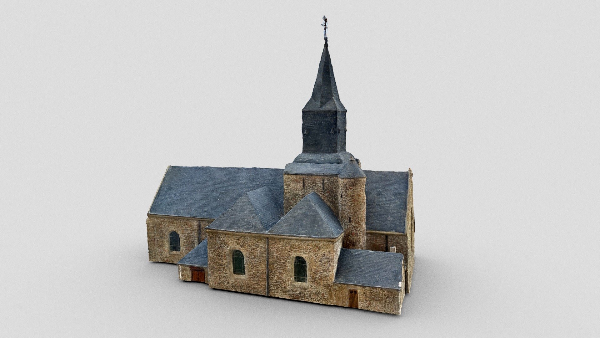 Church model - Download Free 3D model by Emm (@edemaistre) [623cb76 ...