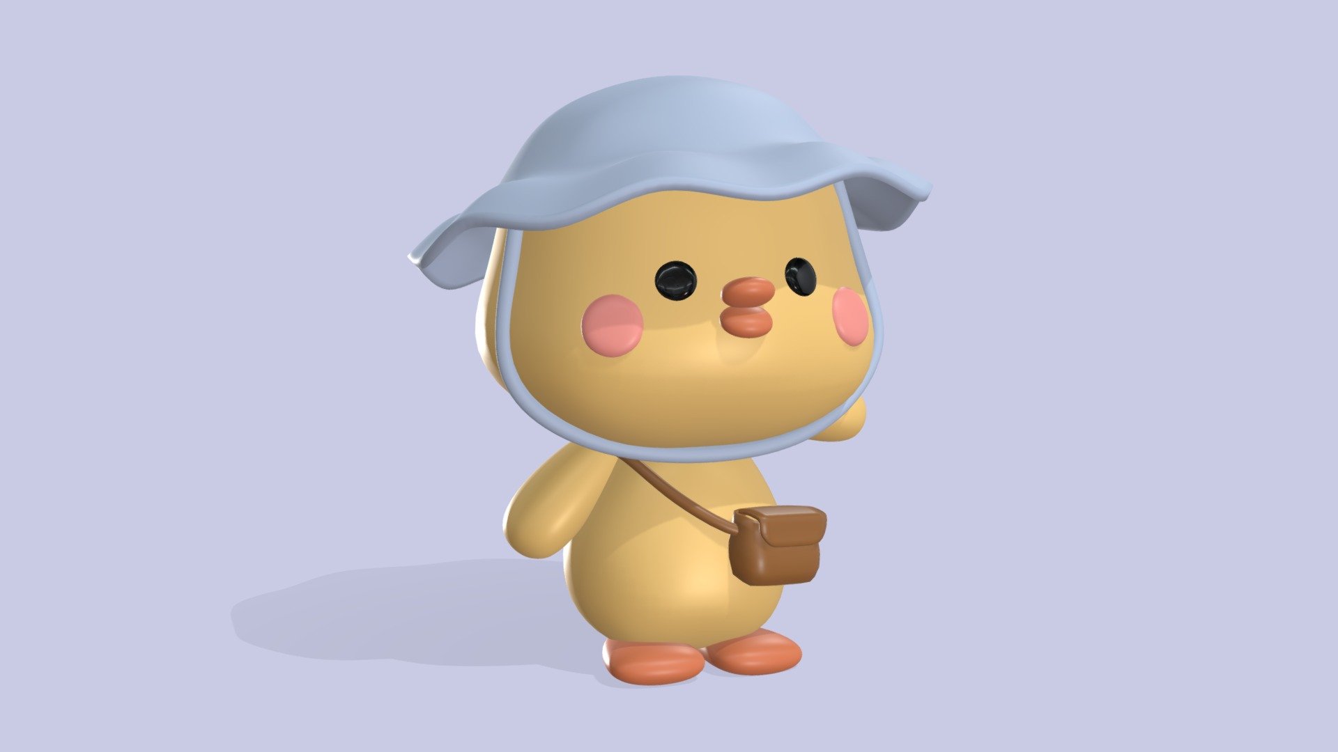 Cute Chick - Download Free 3D model by iclartworks [623cc9c] - Sketchfab