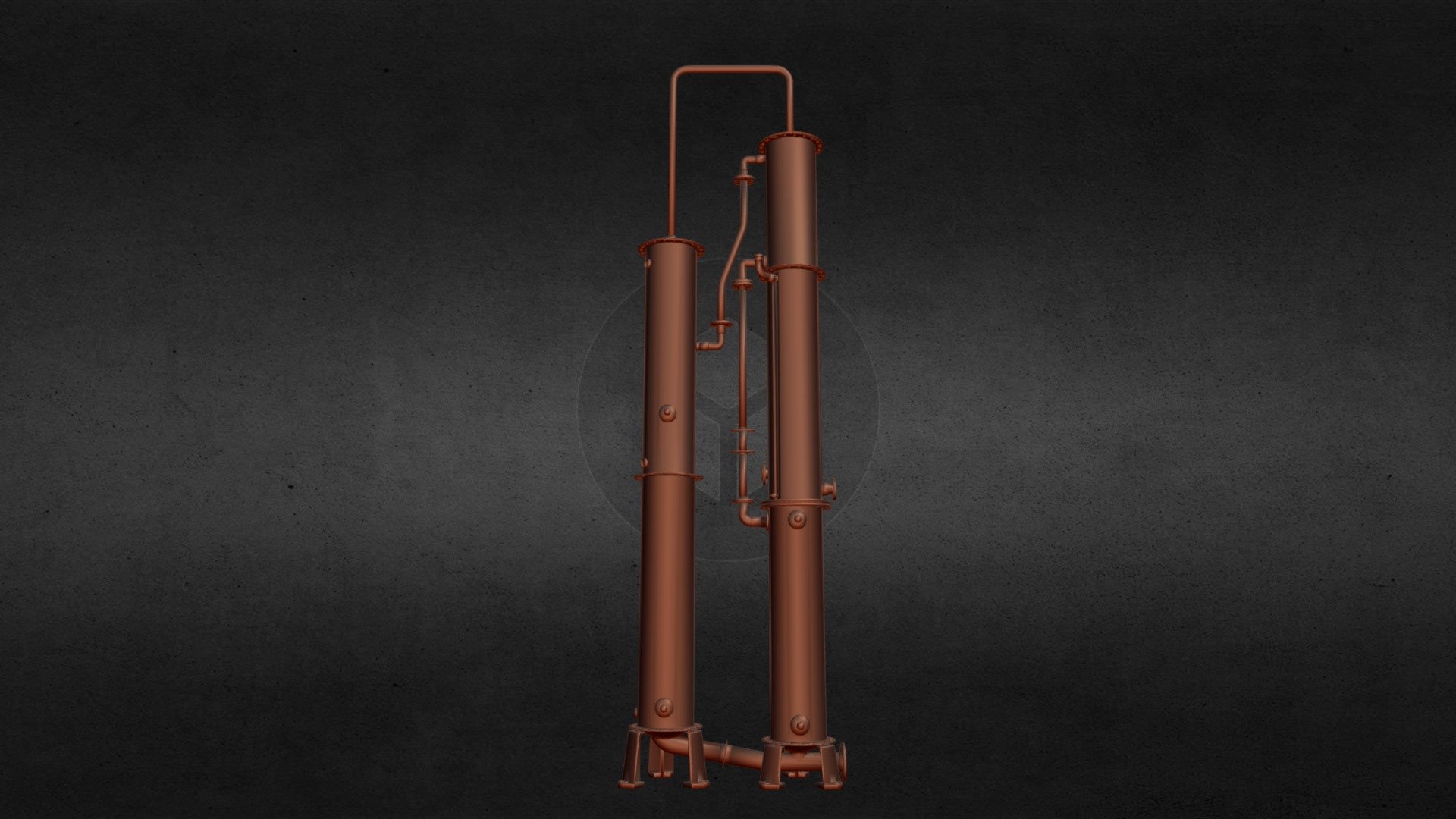 Cellier-Blumenthal distillation column - Download Free 3D model by ...
