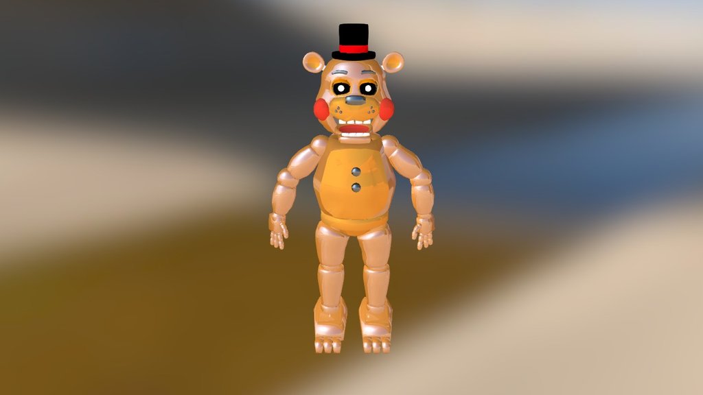 Fnaf-2-toy-freddy - 3D model by bronywilson [623f7ca] - Sketchfab