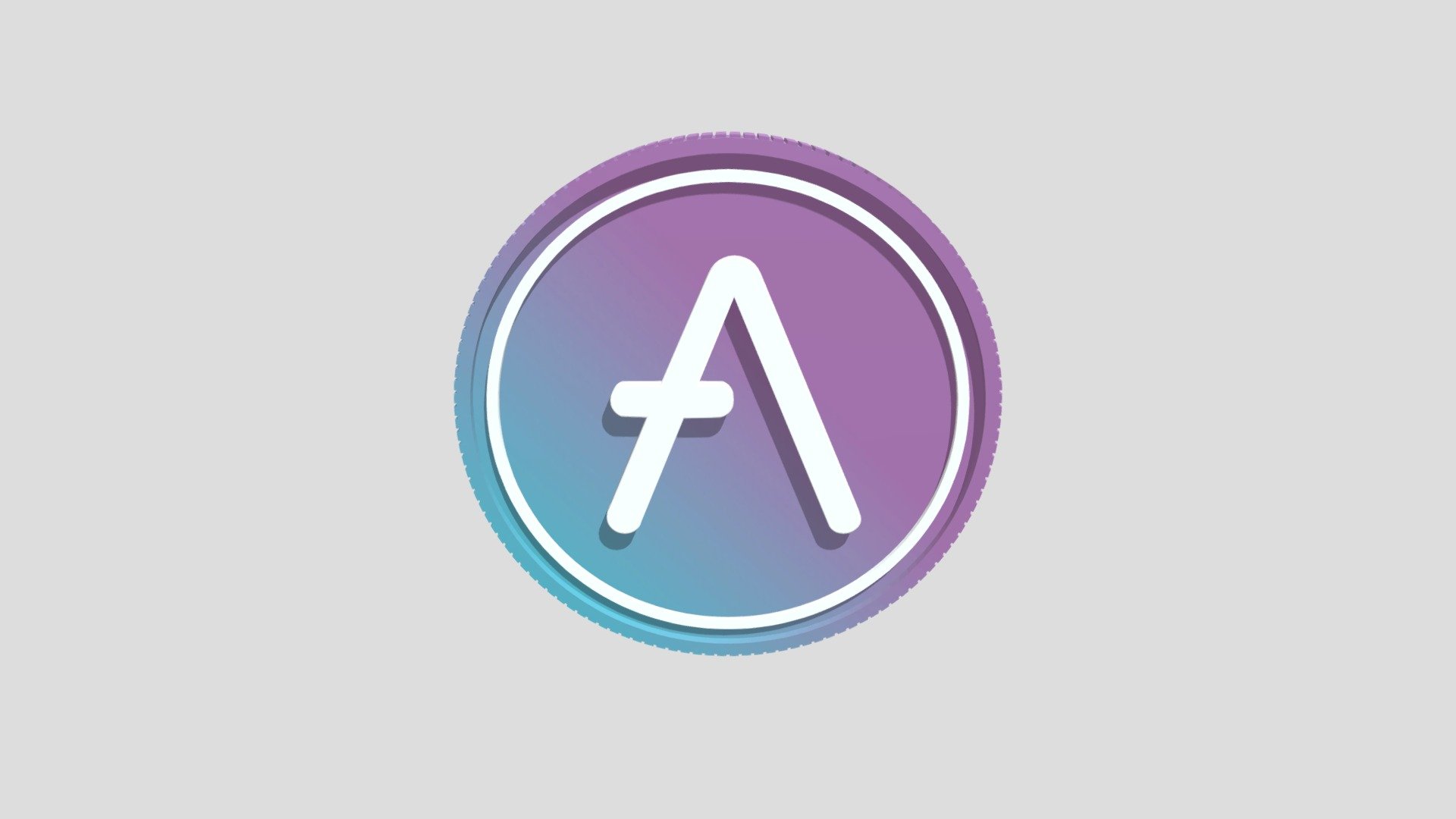 Aave Coin 3D Model - 3D model by 3D Assets Pro (@3dassetspro) [623f8f6 ...