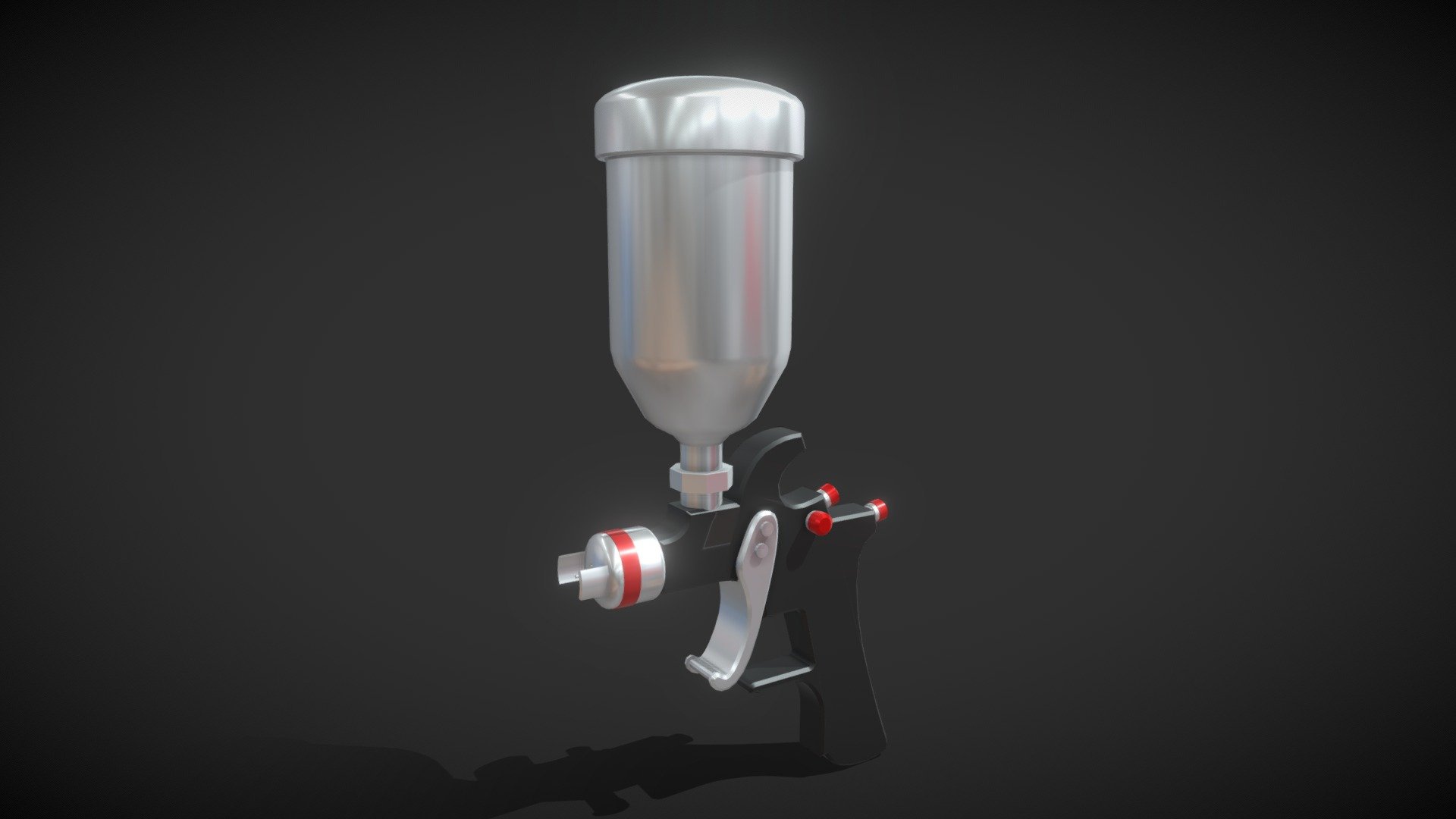 Spray Gun - 3D model by The Learning Network (@TheLearningNetwork ...