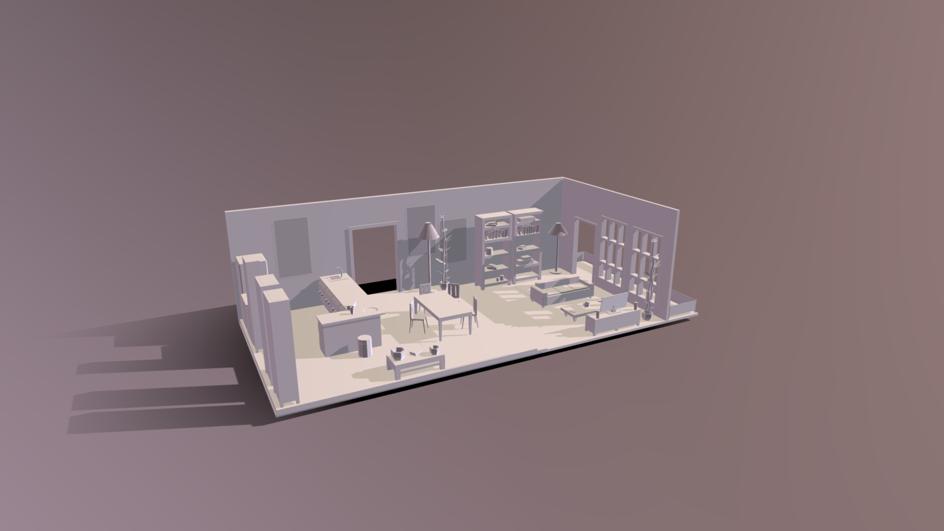Loft Basic - 3D model by BiancaBaltazar [6240c06] - Sketchfab