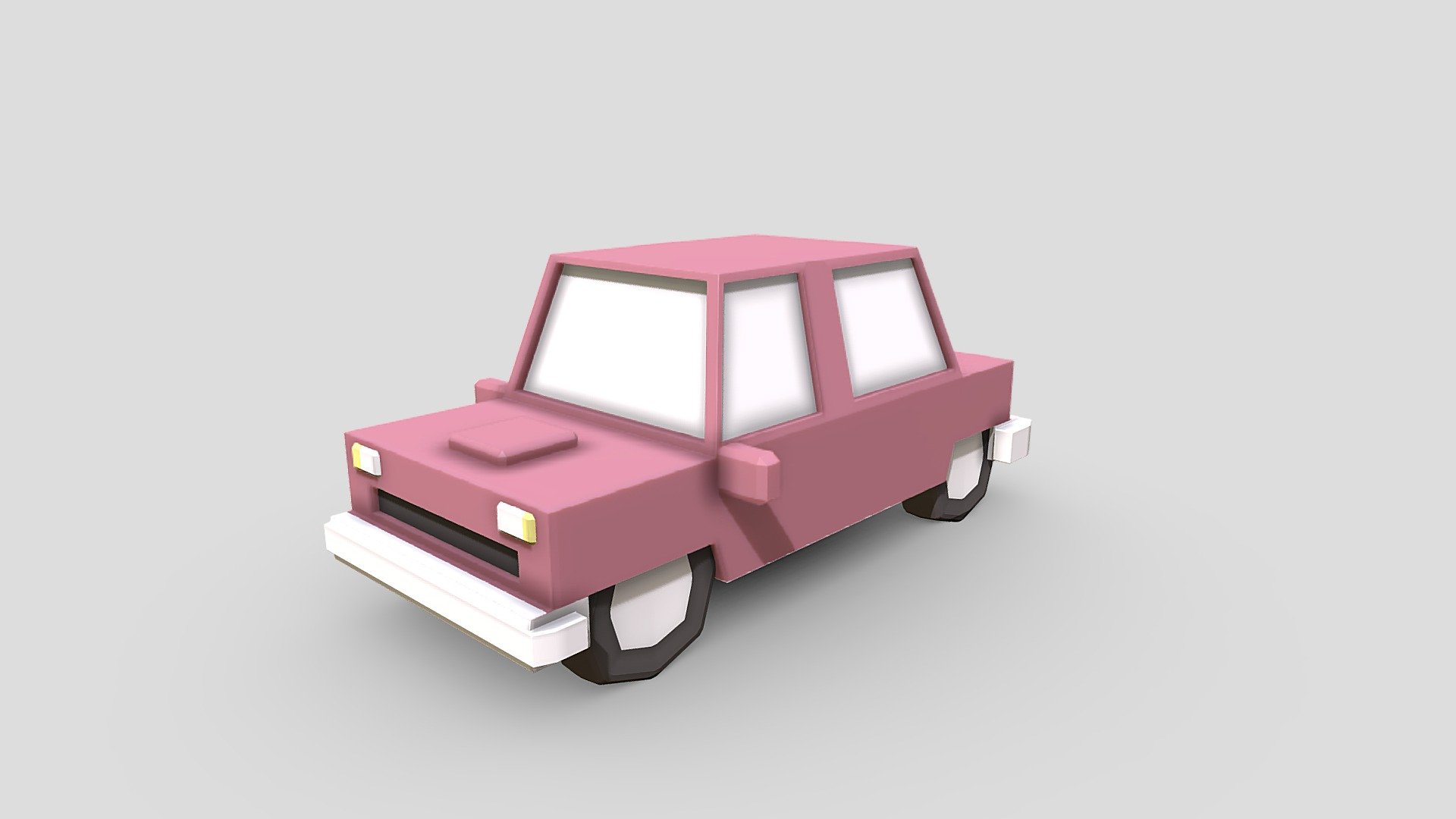 low poly car - 3D model by GJ (@GJ10) [6241640] - Sketchfab