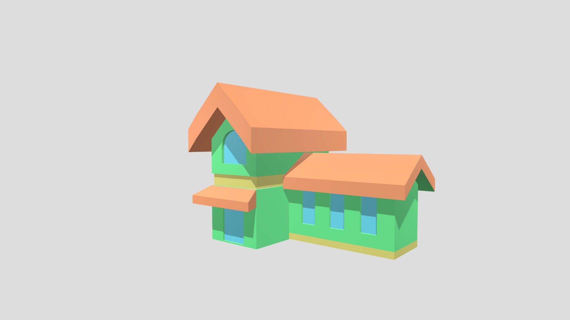 Fancy Cartoon Building - Download Free 3D model by Sba Stuff (@sbastuff ...