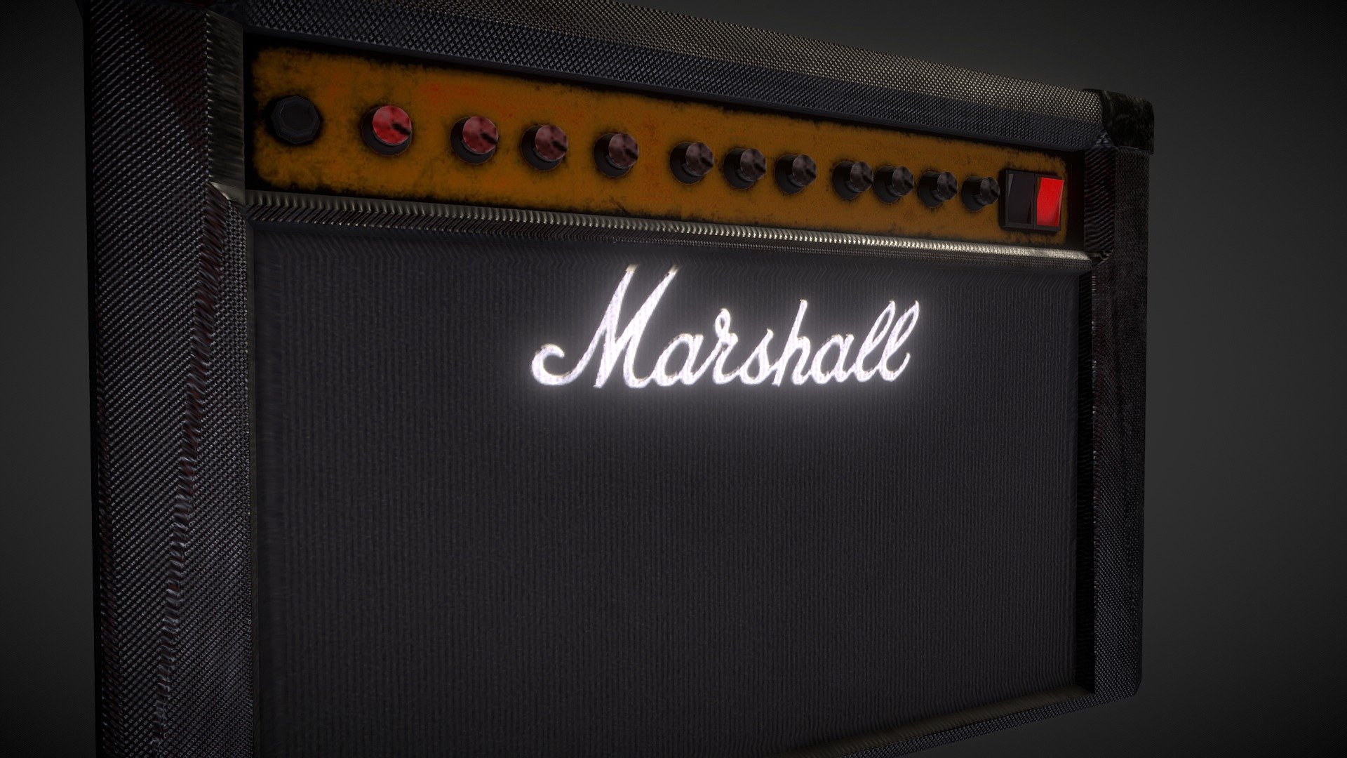 marshall amp - 3D model by Finley Searle (@FinleySearle) [624297c ...