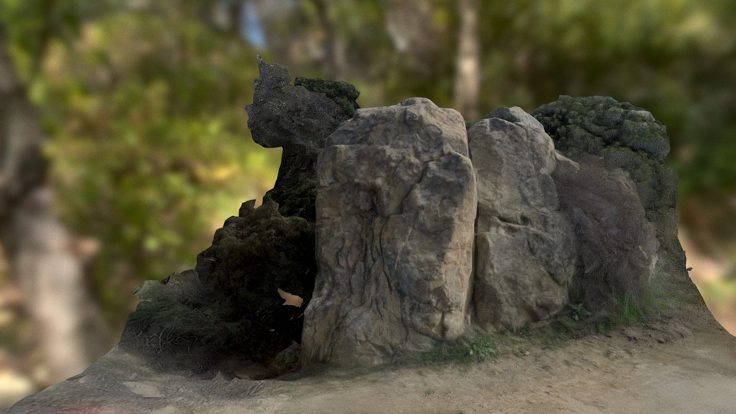 Boulder (scan), Lizards Mouth, Jan 2016 - 3D model by SmallpolyArt [6244258] - Sketchfab