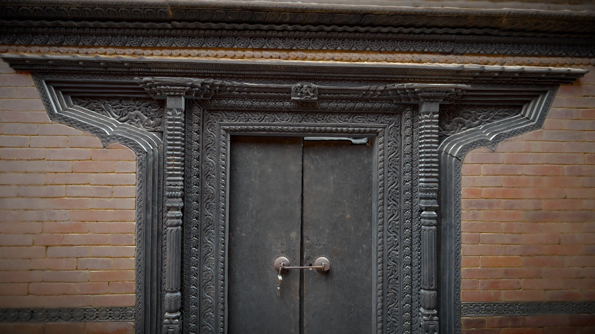 Traditional Nepali Door - 3D model by Bibhor_Bista [6244e82] - Sketchfab