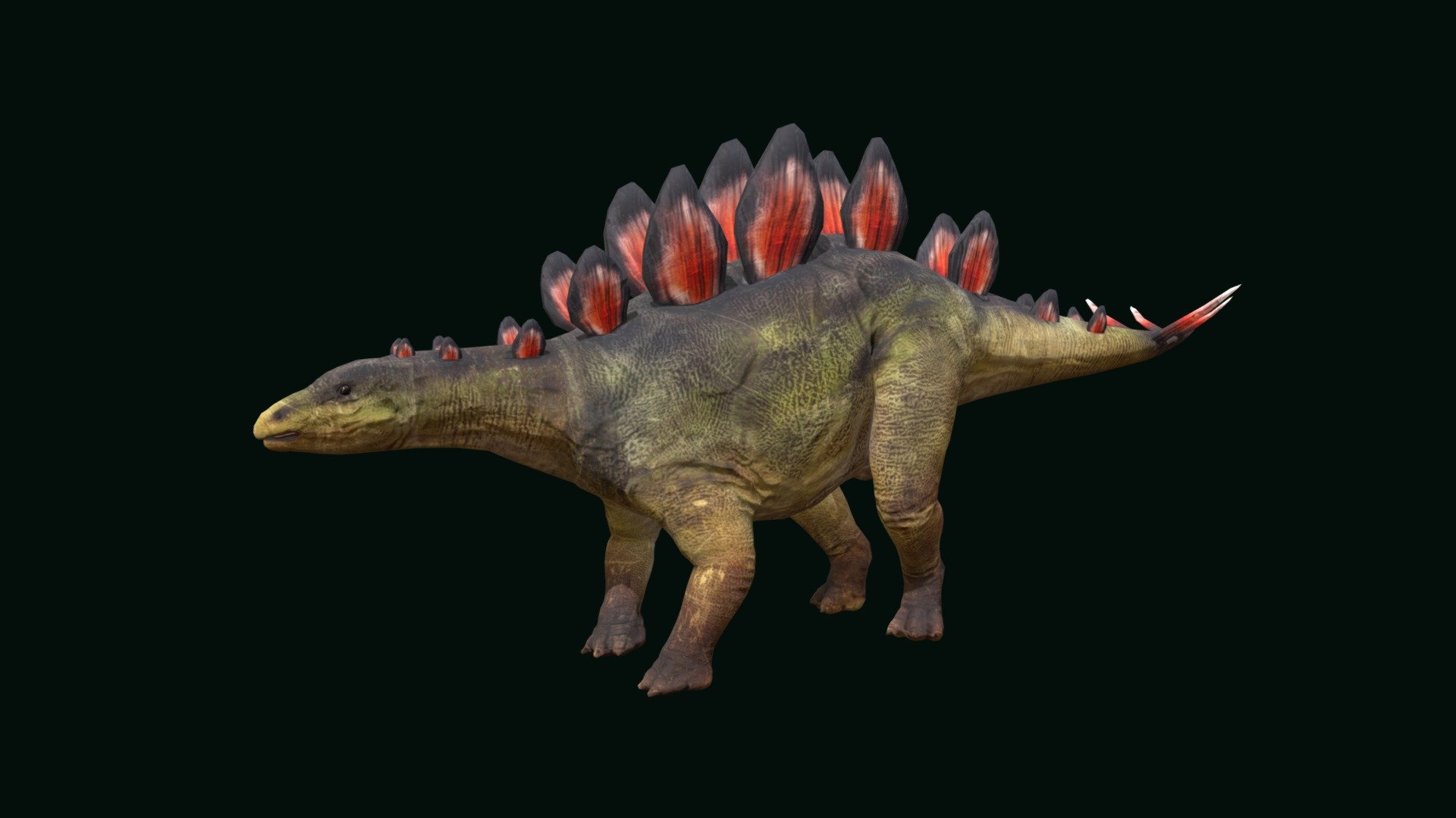 Stegosaurus Sf - Download Free 3D model by kenchoo [6244fb9] - Sketchfab