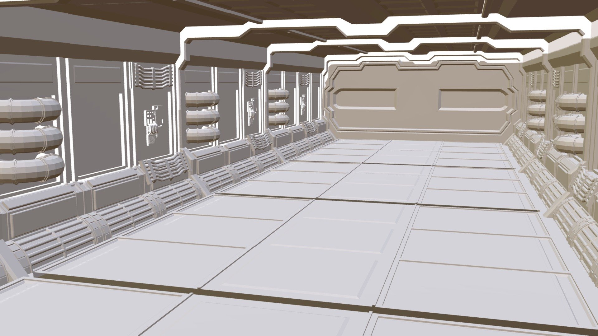 kosmiczny tunel - 3D model by Tespu [6245fe5] - Sketchfab