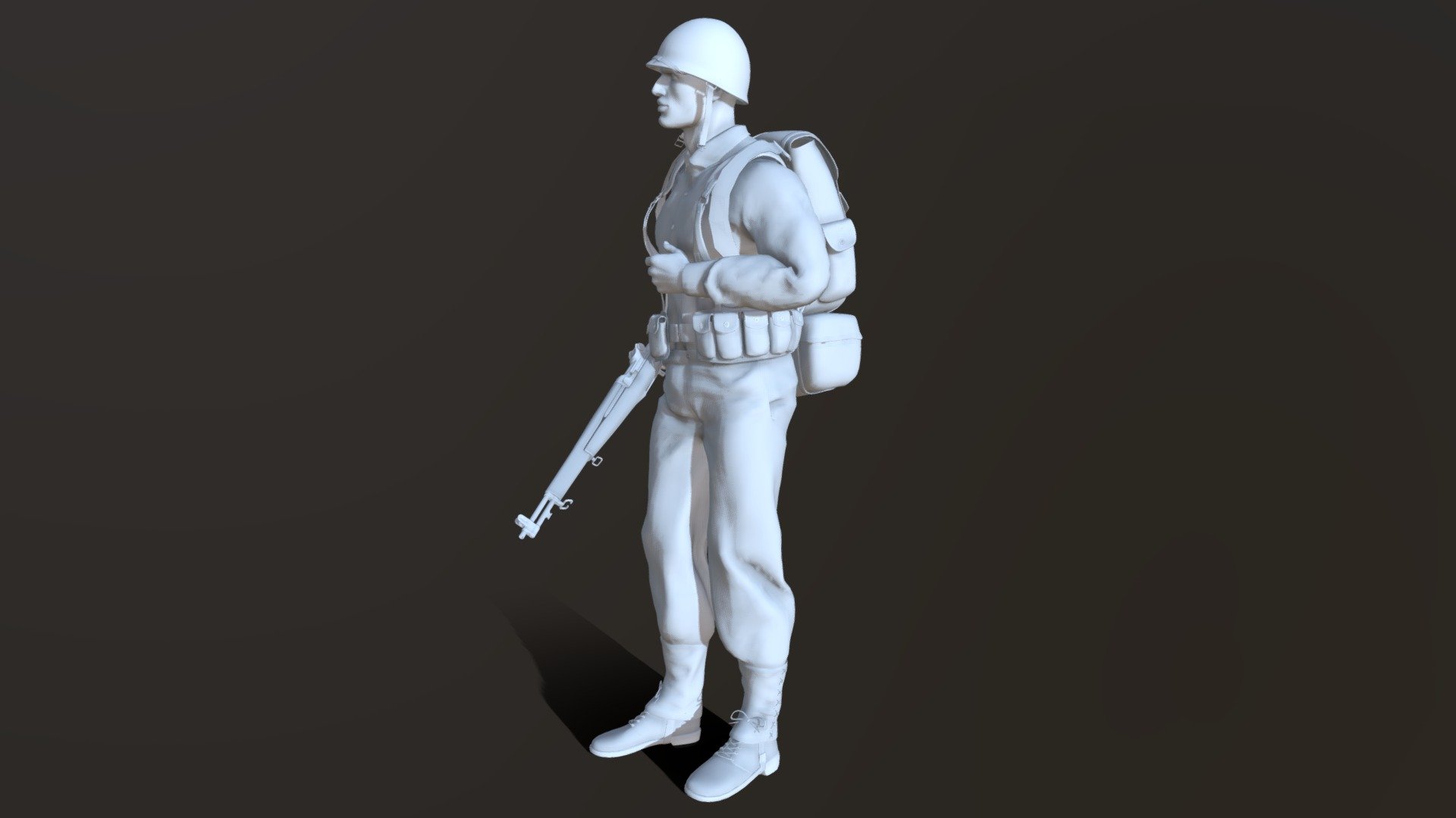 US Soldier WW2 - Buy Royalty Free 3D model by Iyturie (@iyturie ...
