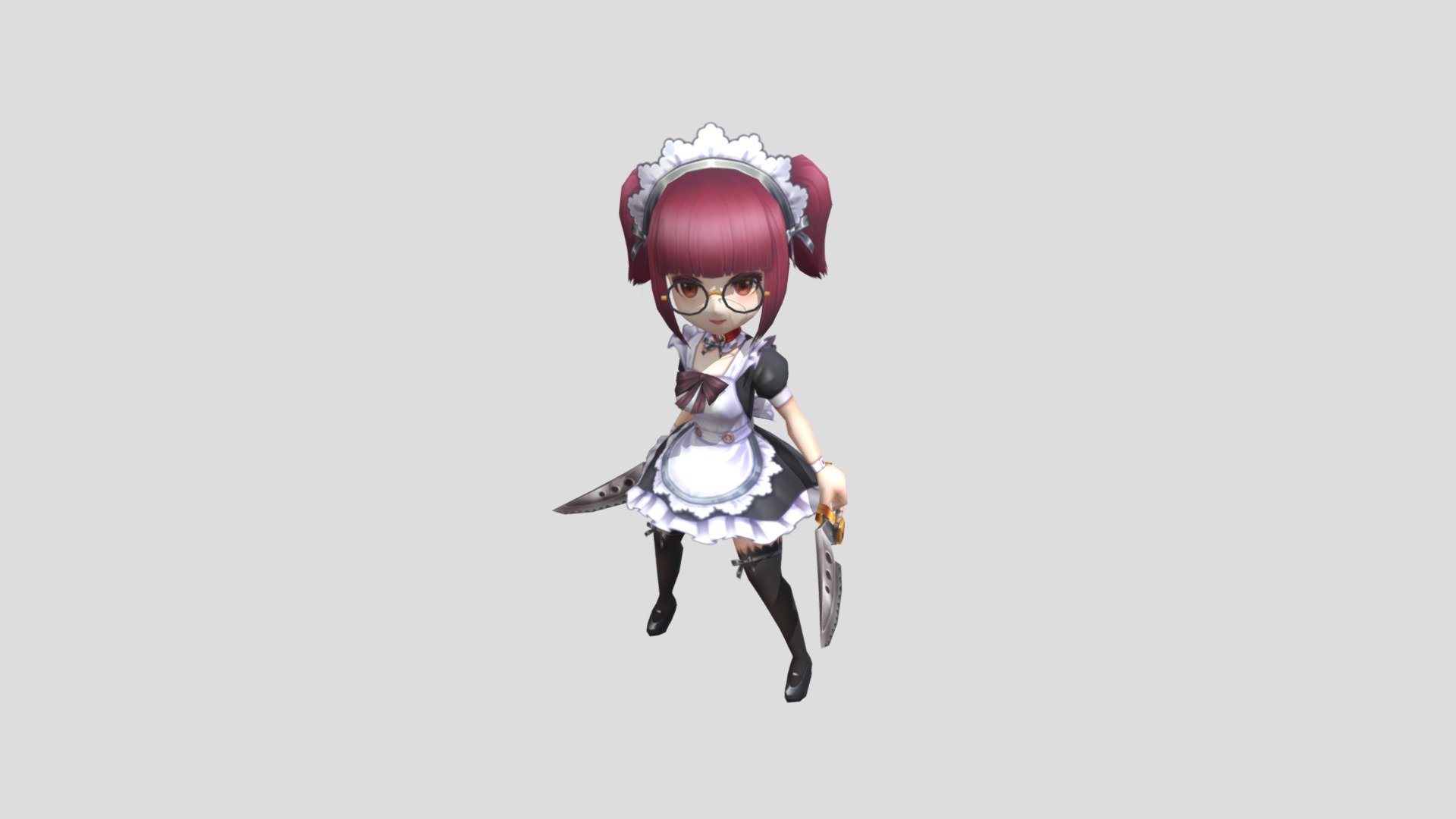 Casual RPG Monster - 01 Angel Maid - 3D model by jjstudio [6246b68 ...