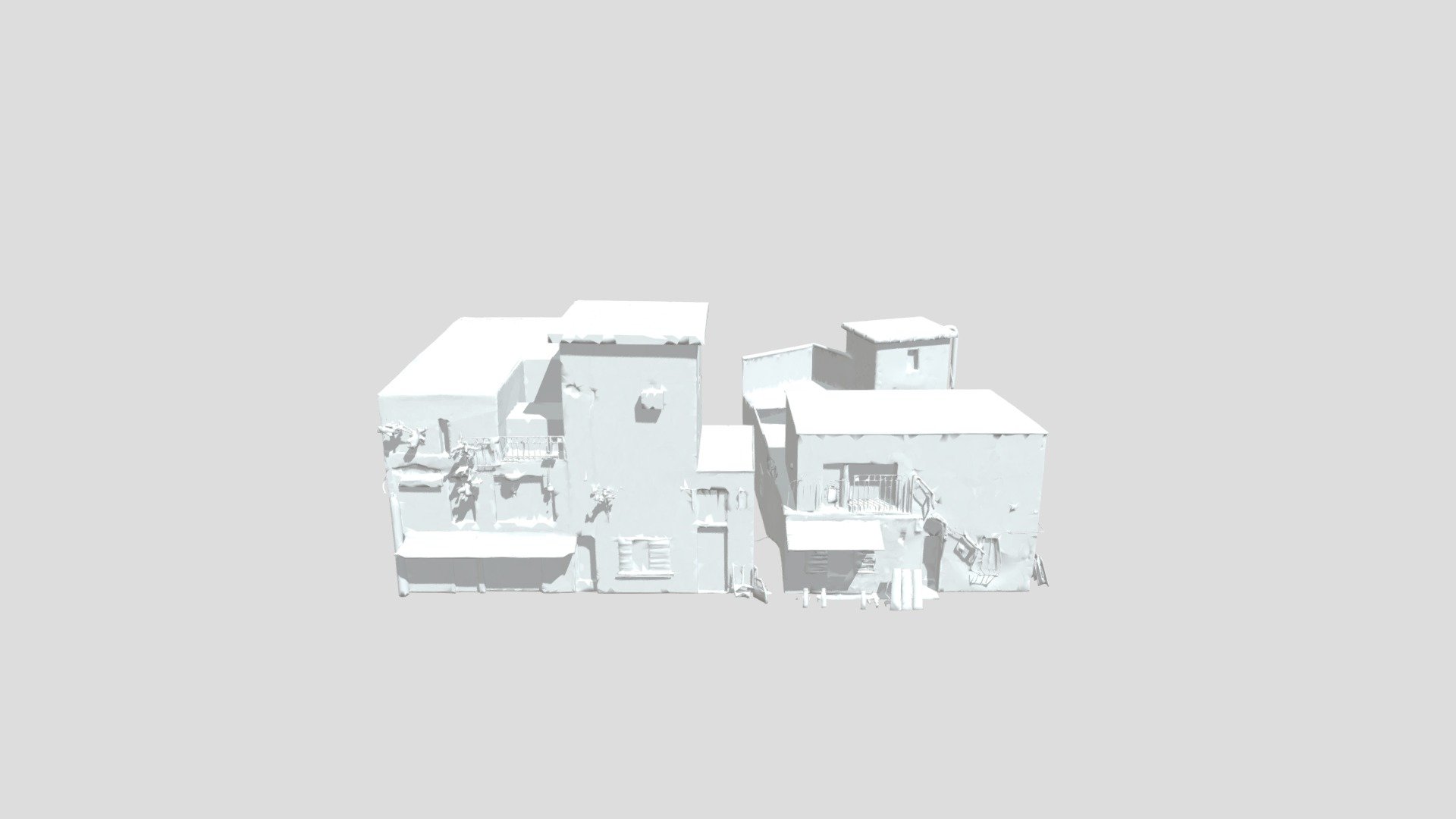 Middle Eastern Building - Low Poly3 - 3D model by MahdiZaidan [62483e4 ...