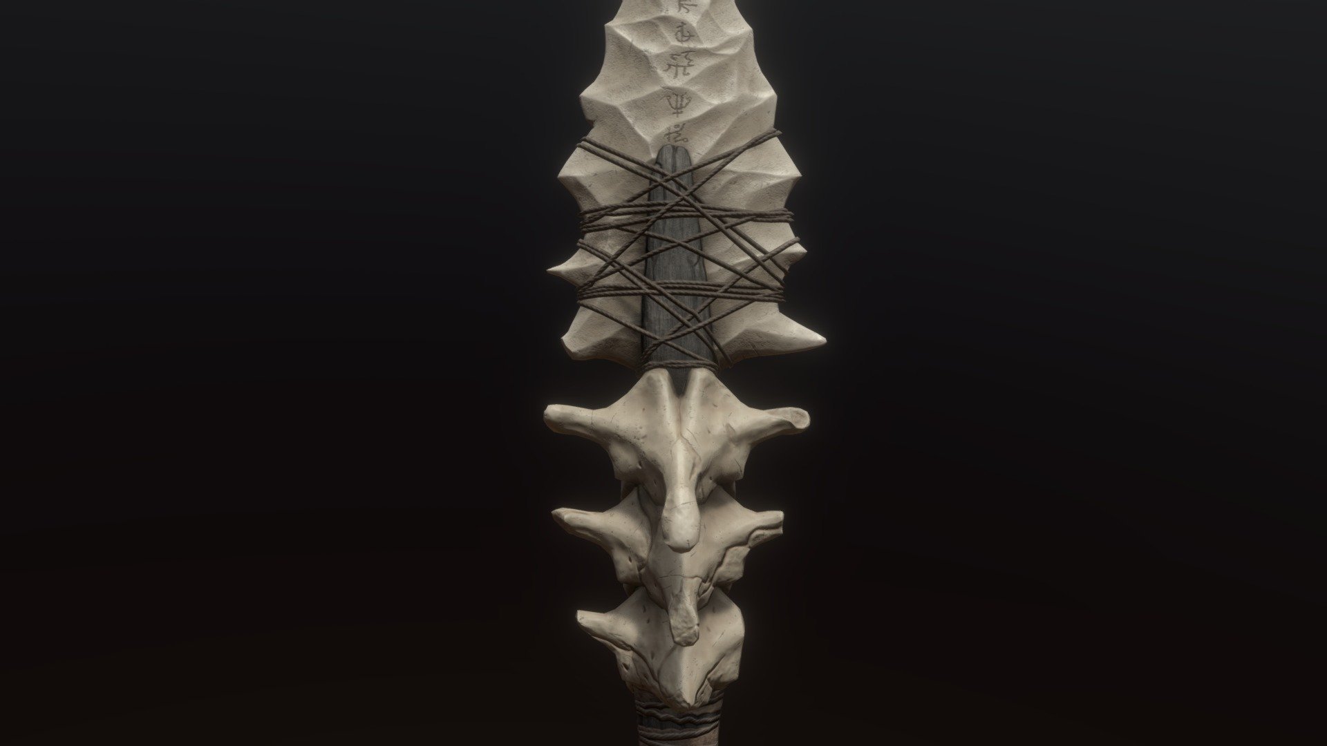 Primal Spear - Game Weapon - 3D model by Fantomasas [62491d6] - Sketchfab