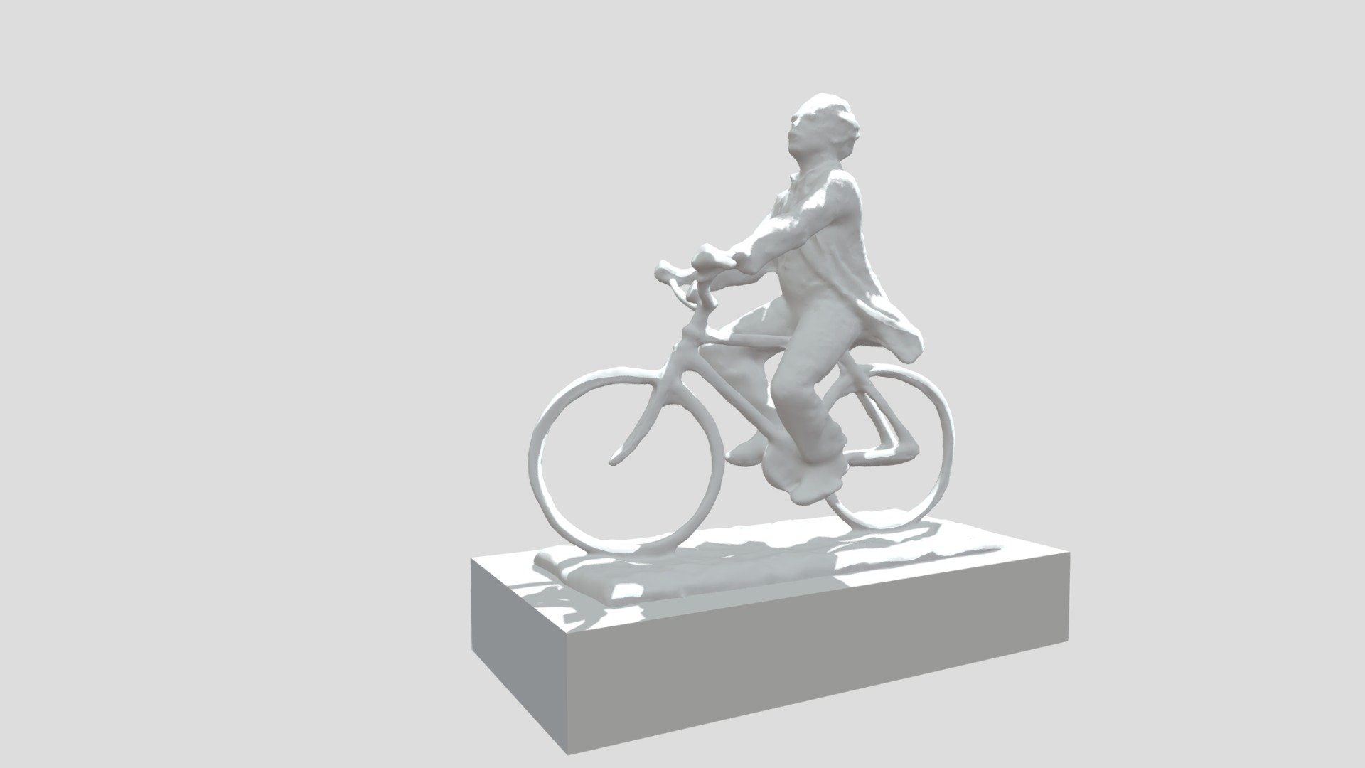 Einstein on bike statue - 3D model by matetoeroek [624a4de] - Sketchfab
