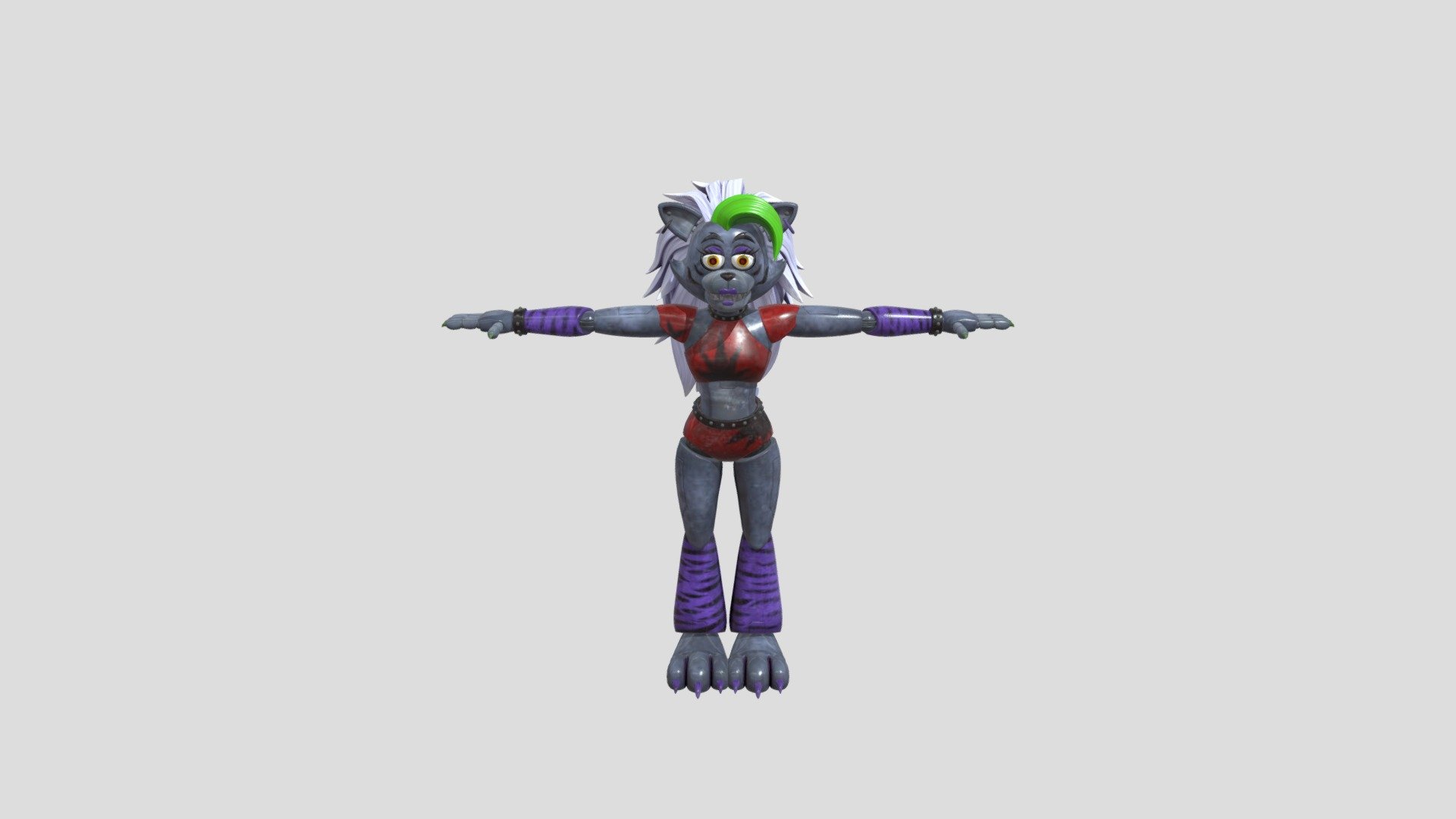 FNAF_-_Security_Breach_-_Roxanne_Wolf_-_Hour_2_u - 3D model by FNAF197 ...