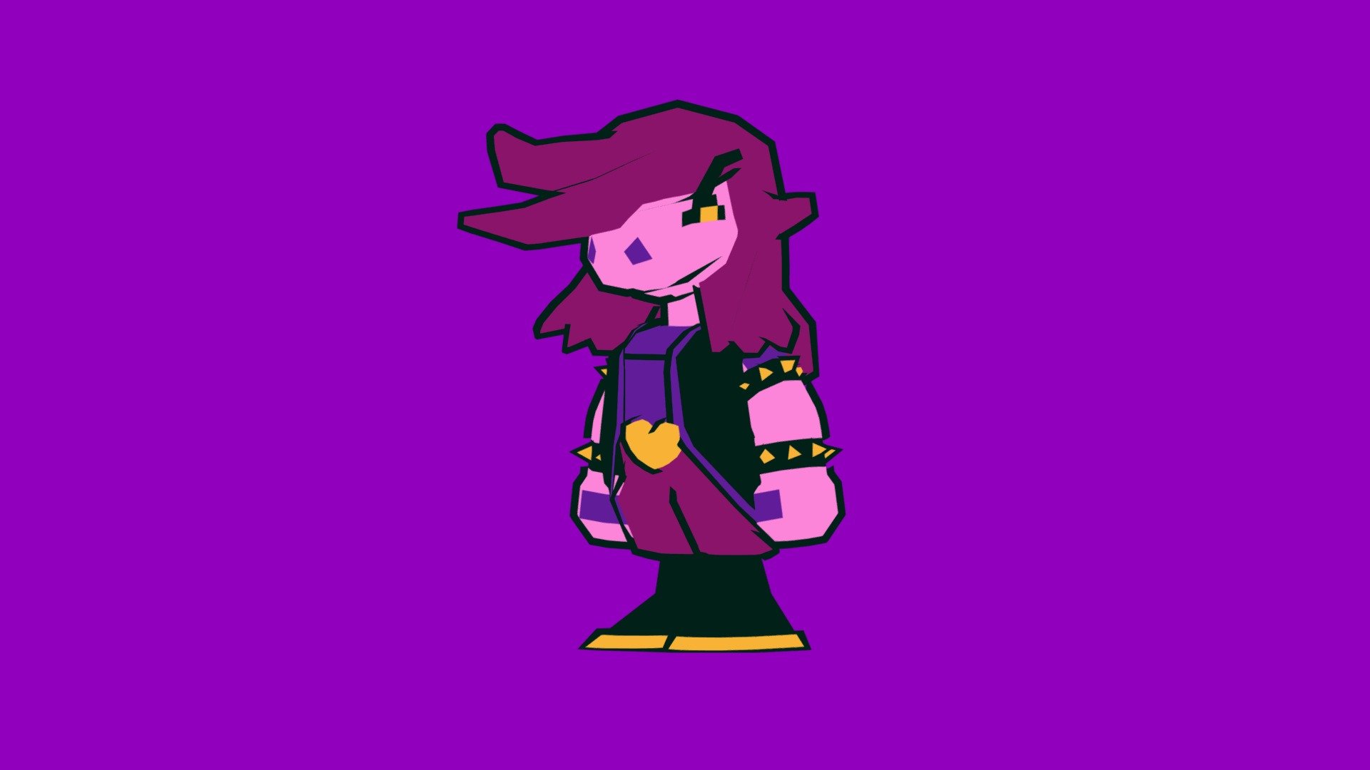 Susie dark world form - deltarune - Download Free 3D model by DAR 88 ...