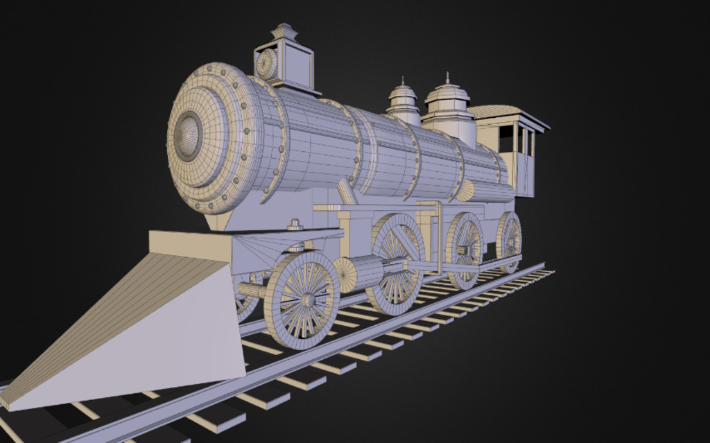 Train - 3D model by Samuel Pérez Ovejero (@sapeov) [624b035] - Sketchfab