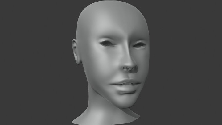 Facial-rig 3D models - Sketchfab