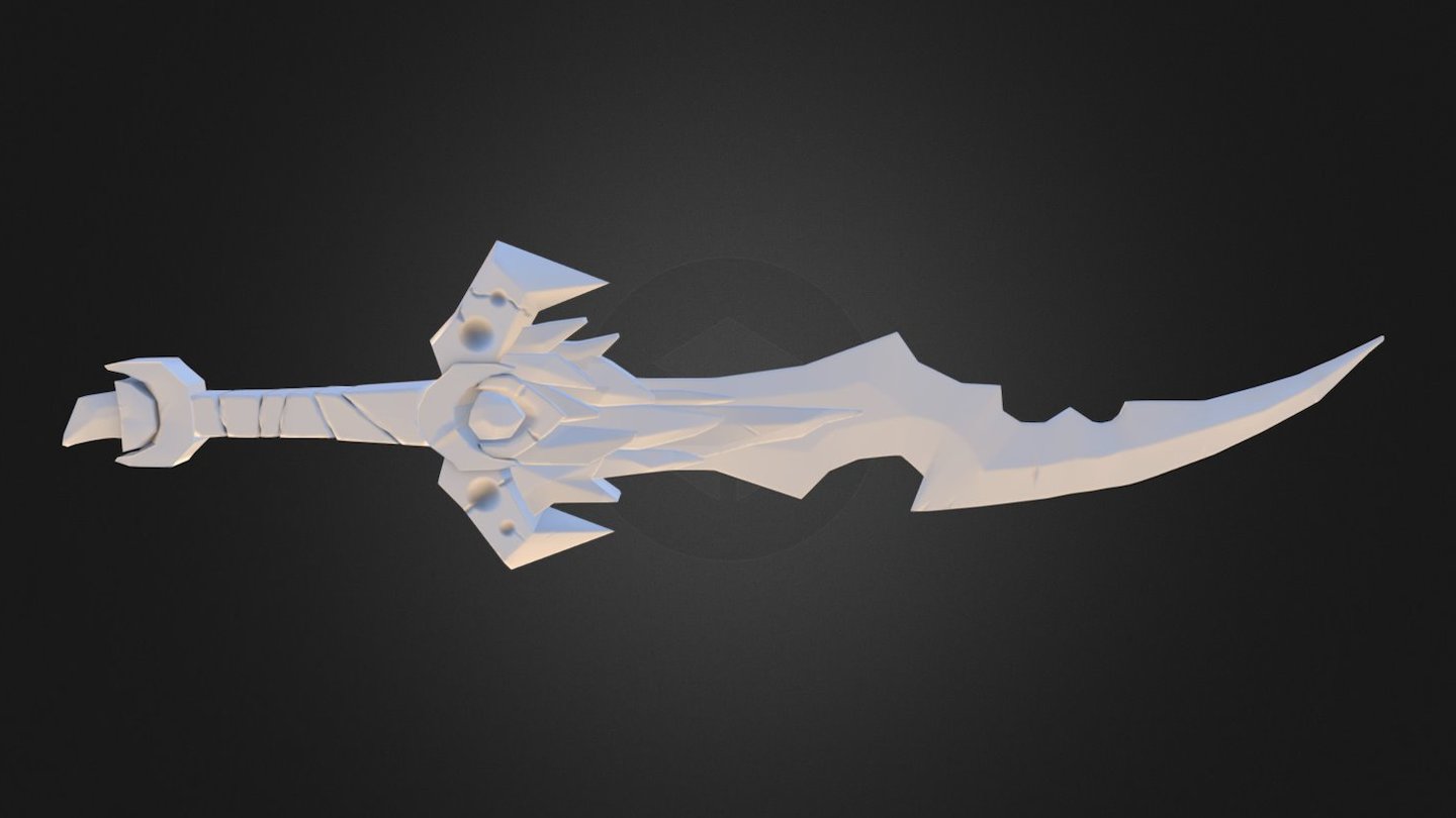 Sword - 3D model by johnhannon [624b877] - Sketchfab