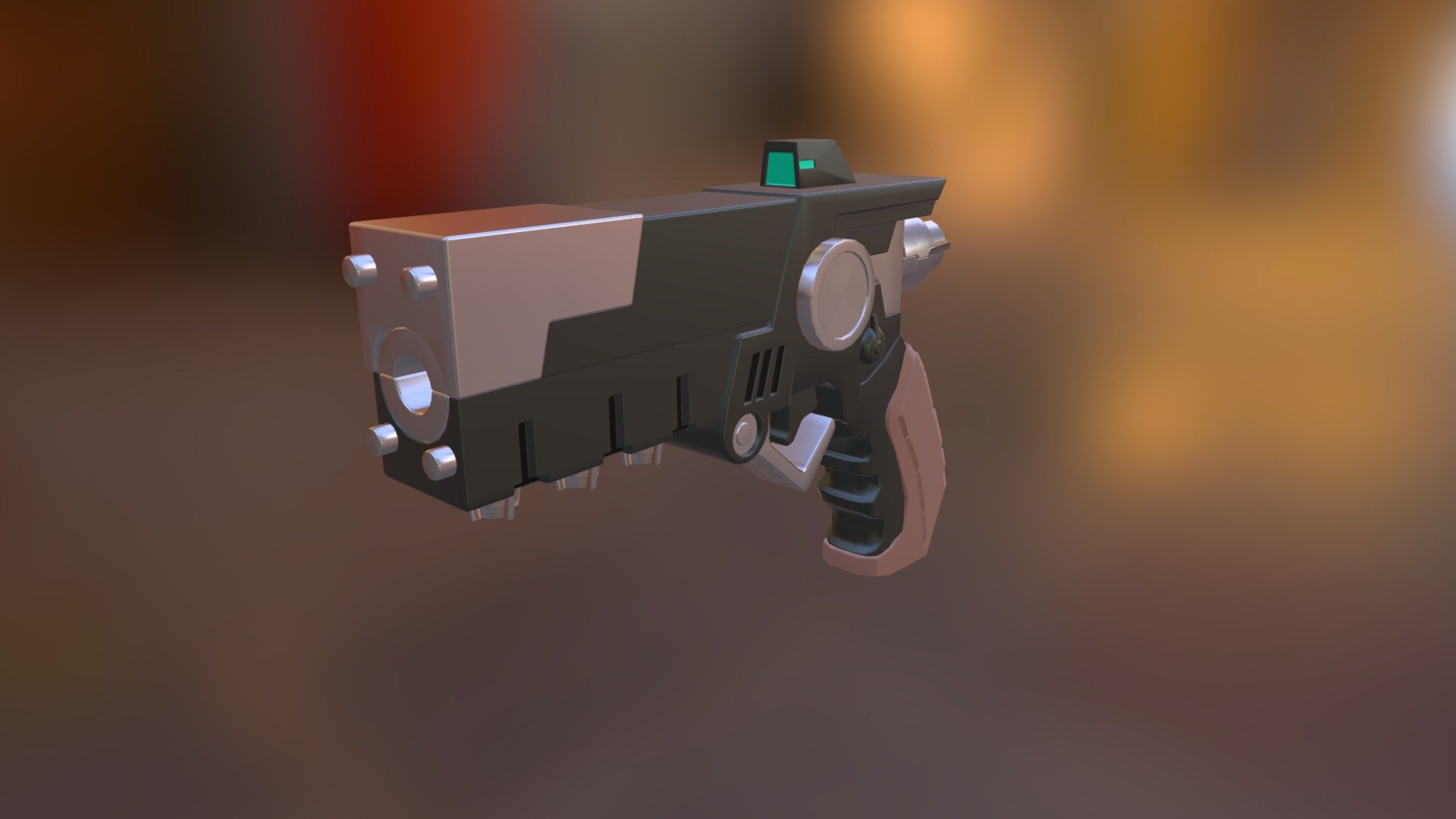 Gunvolt'S Gun (Clean) - 3D model by njkeating [6251b42] - Sketchfab