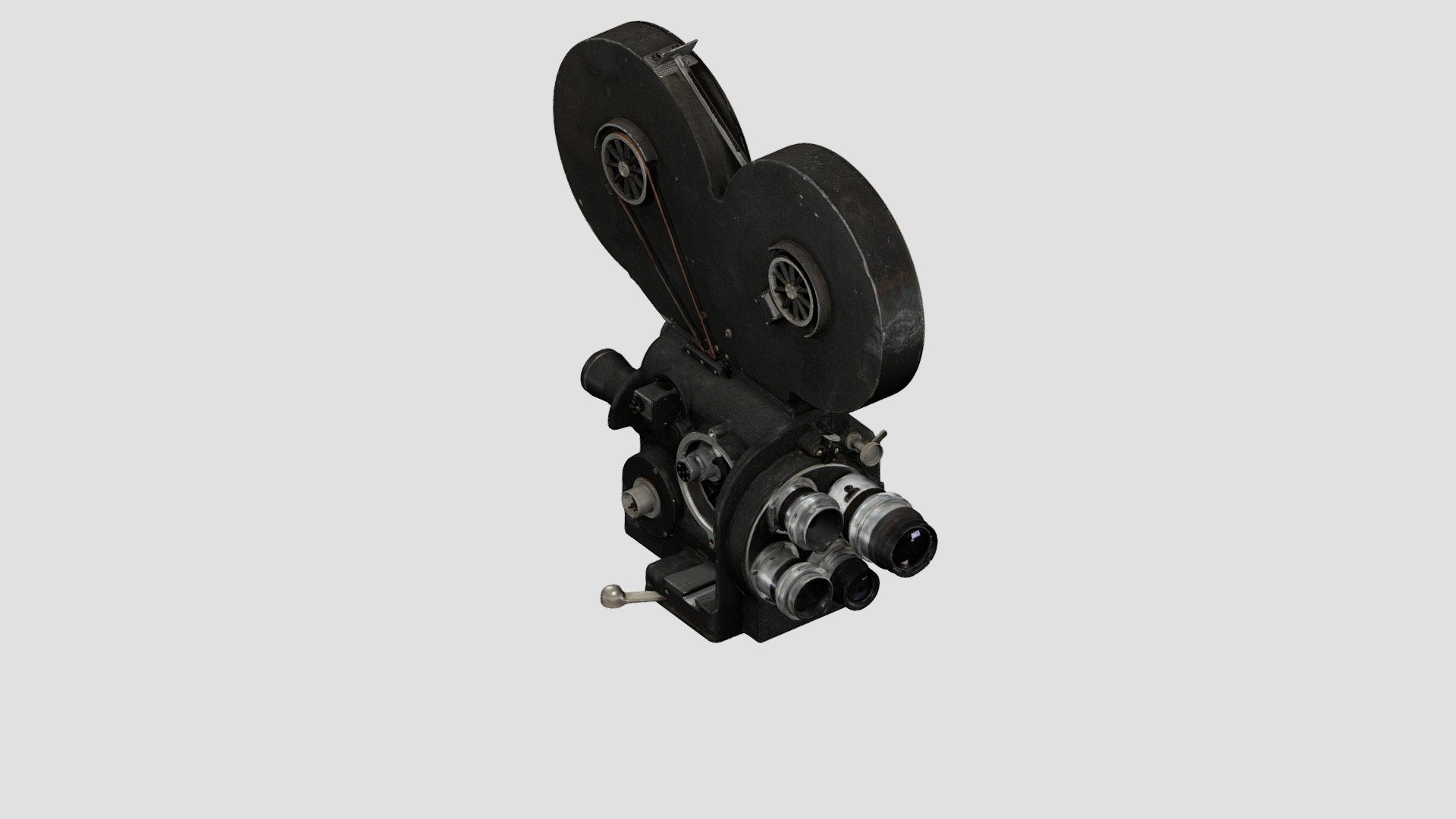 Caméra 35 mm Mitchell SS - Download Free 3D model by TECHNÈS (@encyclo ...