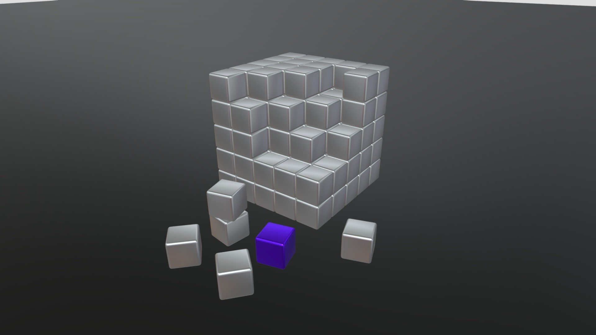 Abstracts Cubes - 3D model by ii7rbash [6253f1d] - Sketchfab