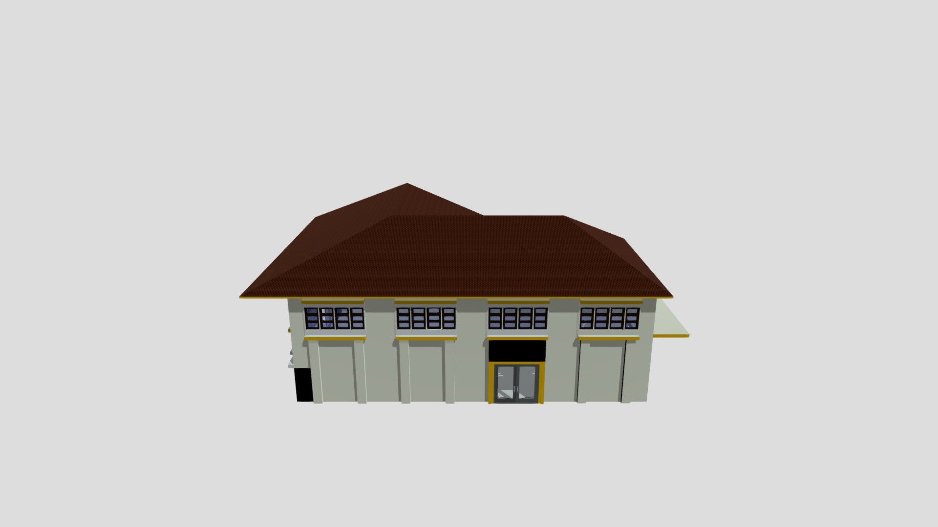 Kantor Pos - Download Free 3D model by rifqidm [6254a7a] - Sketchfab