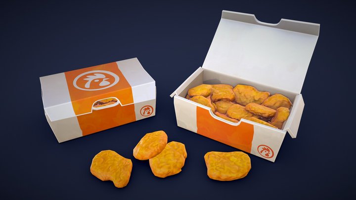Nuggets 3D models - Sketchfab