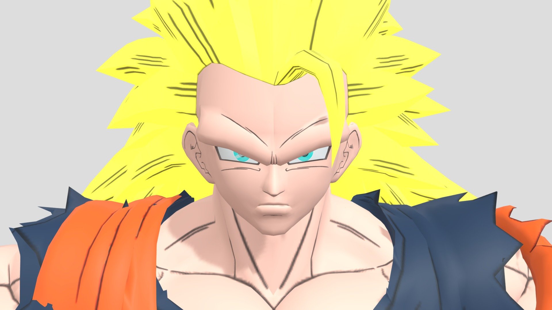 DBXV2 Goku Damaged SSJ3 - Download Free 3D model by 20062020year ...