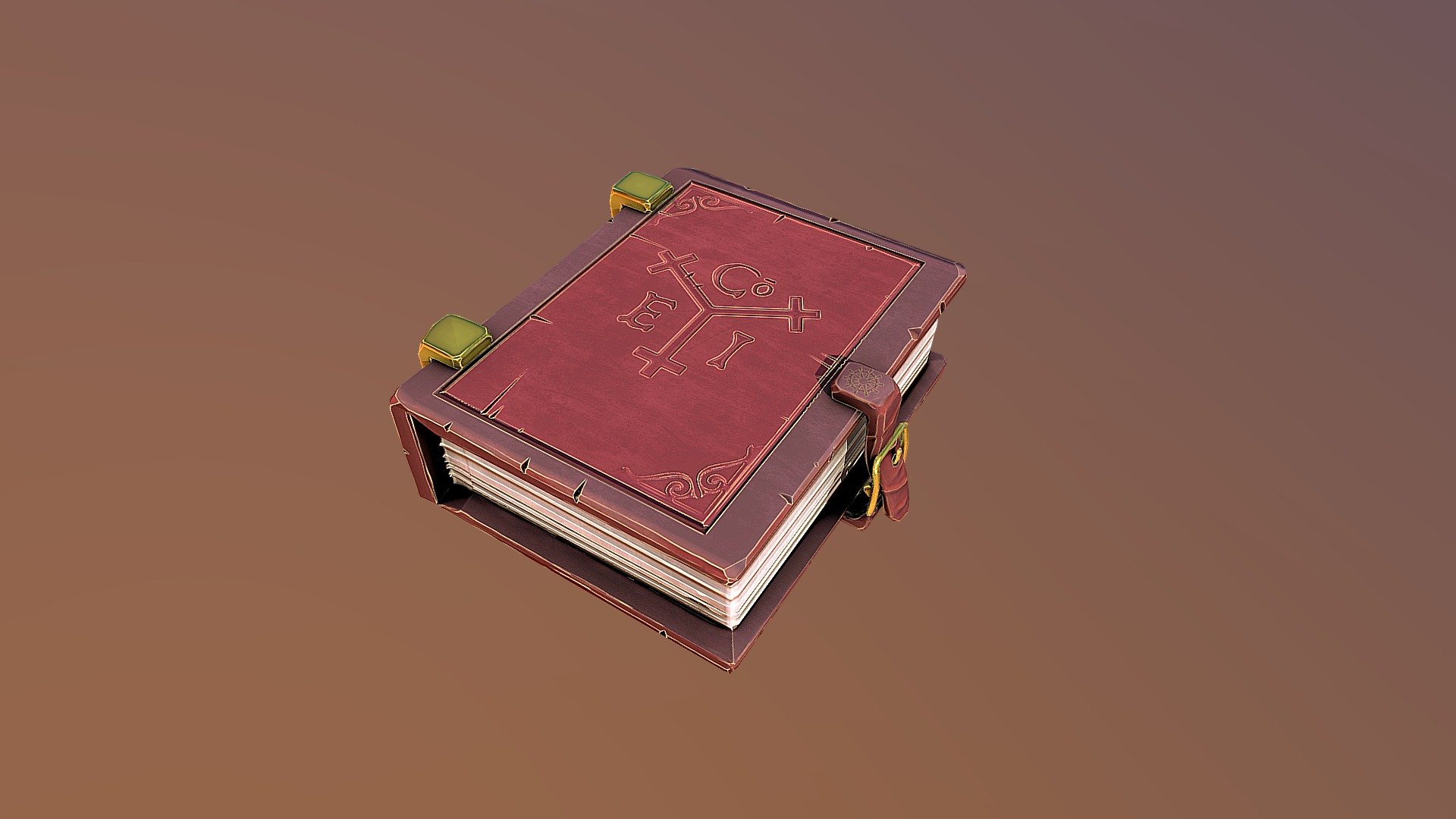 Stylized Book - 3D model by paolavalenciamu [6256600] - Sketchfab