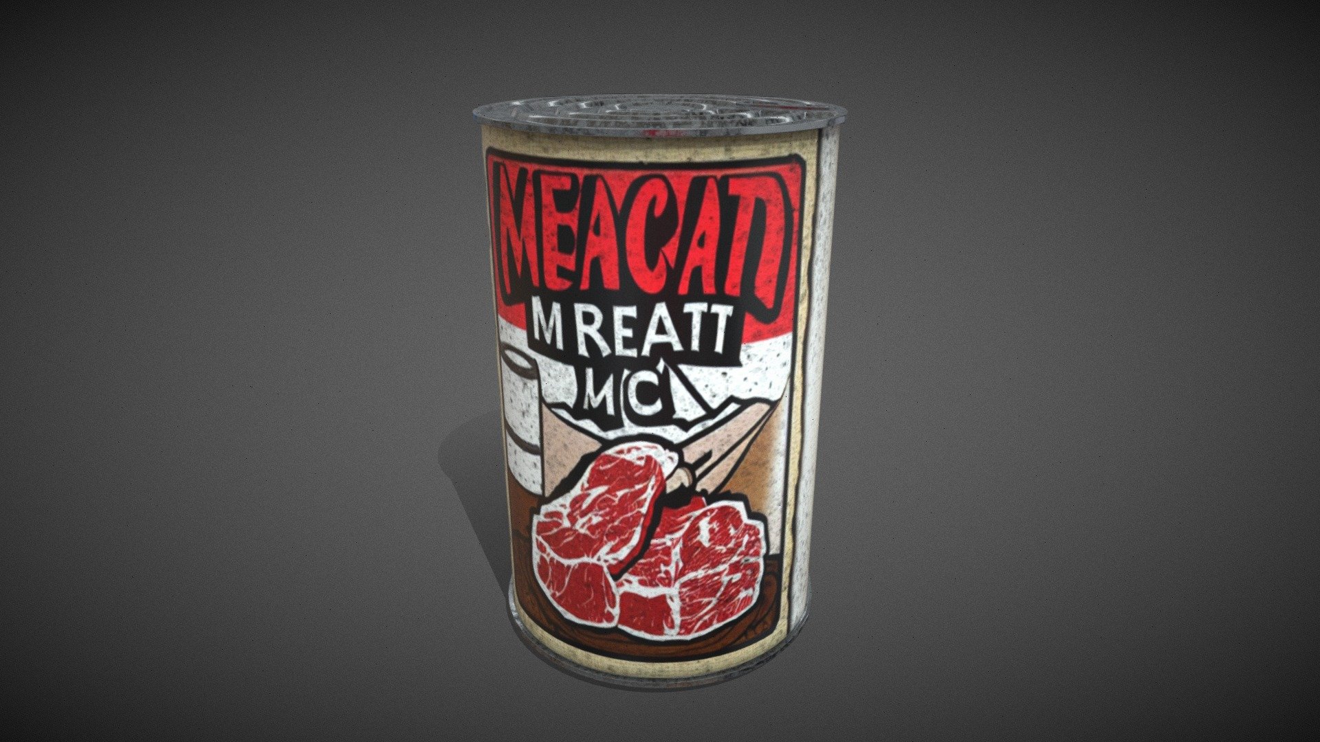 Canned meat - Download Free 3D model by BarnusModels [62597ea] - Sketchfab