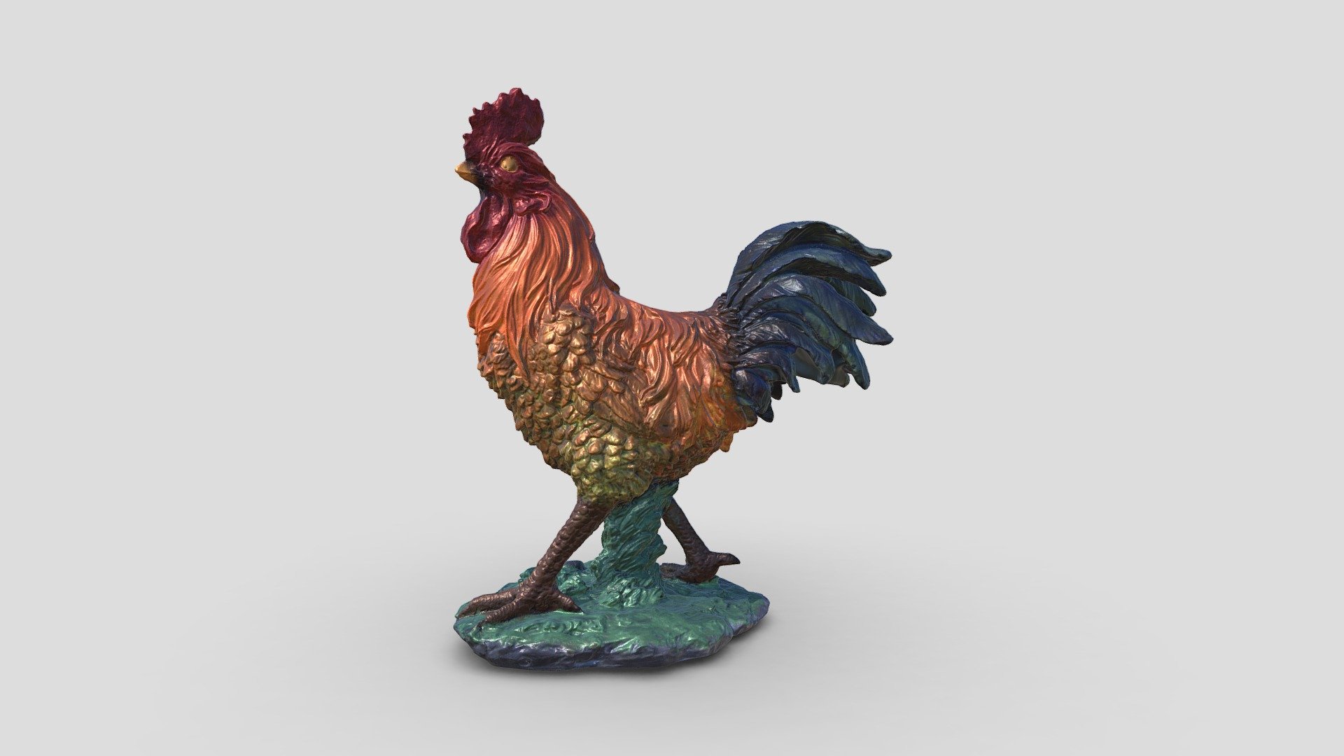 Rooster - Download Free 3D model by Diana Liu (@Diana123456) [625cf93 ...