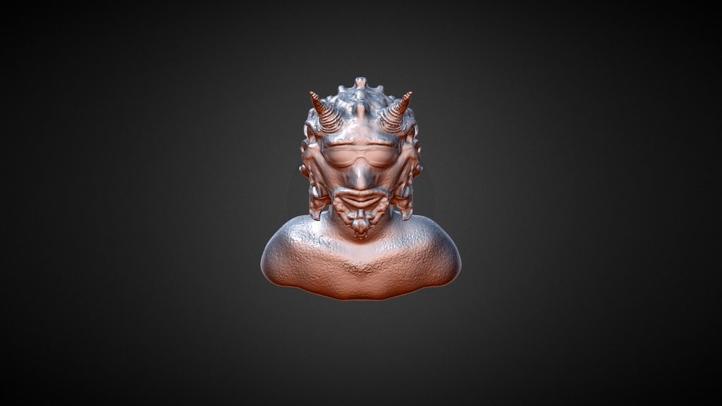 Rad Demon Head - 3D model by Bobby Watkins (@bobbywatkins) [625d9a2 ...