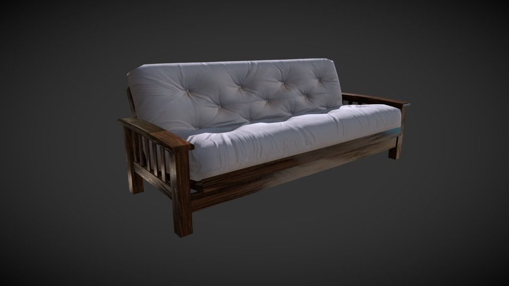 Futon Obera - 3D model by Genoud Muebles (@genoud) [625e984] - Sketchfab