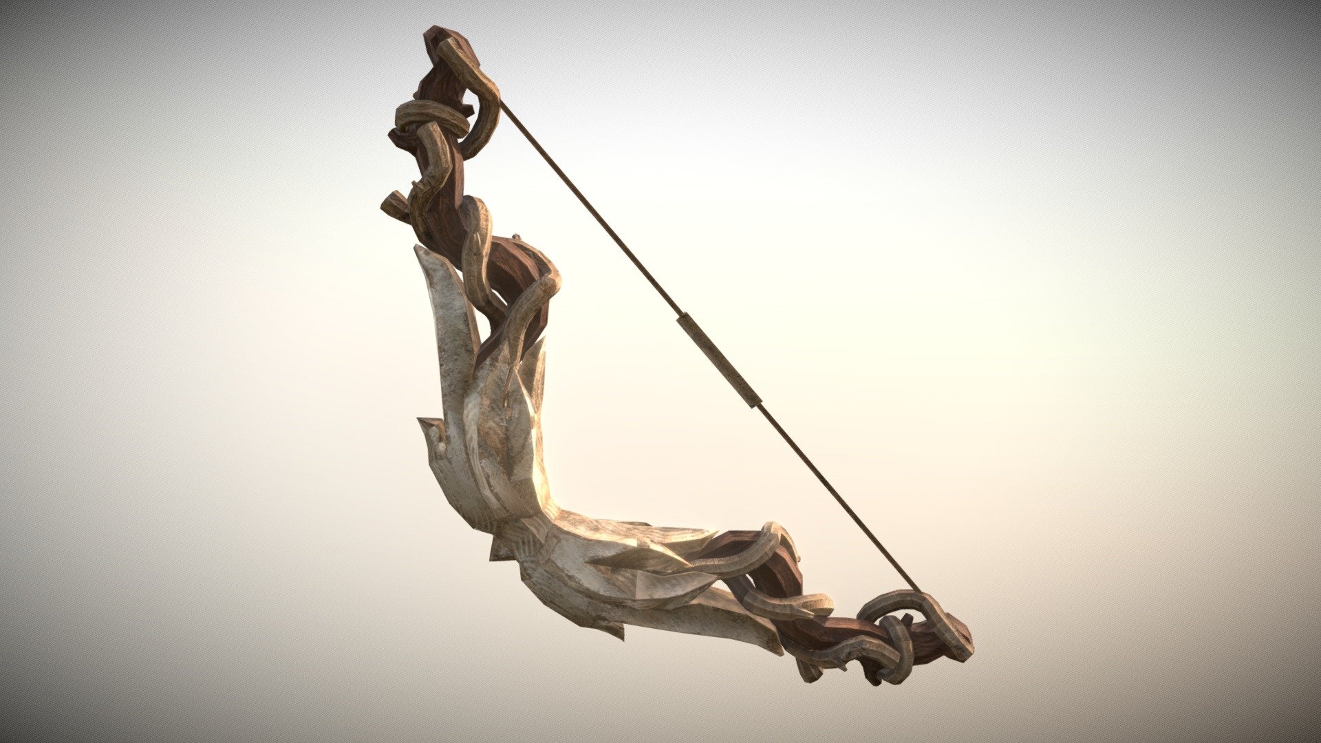 Wooden Bow - Download Free 3D model by Fridge (@youssefdarwish01 ...