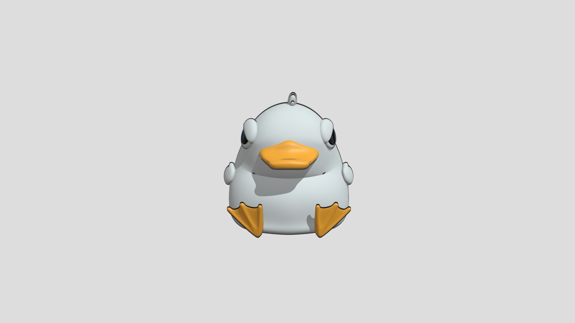 Grumpy duck - 3D model by Melodie Pailloux (@pmelodie) [6260528 ...