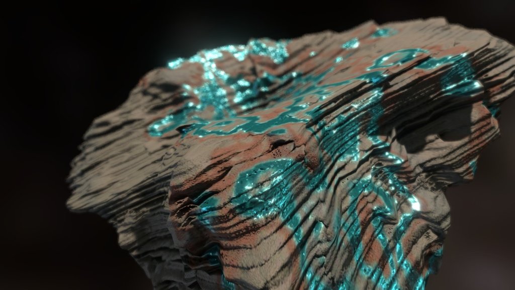 Sedimentary Rock 4 - 3D model by looksfeels [62616fb] - Sketchfab