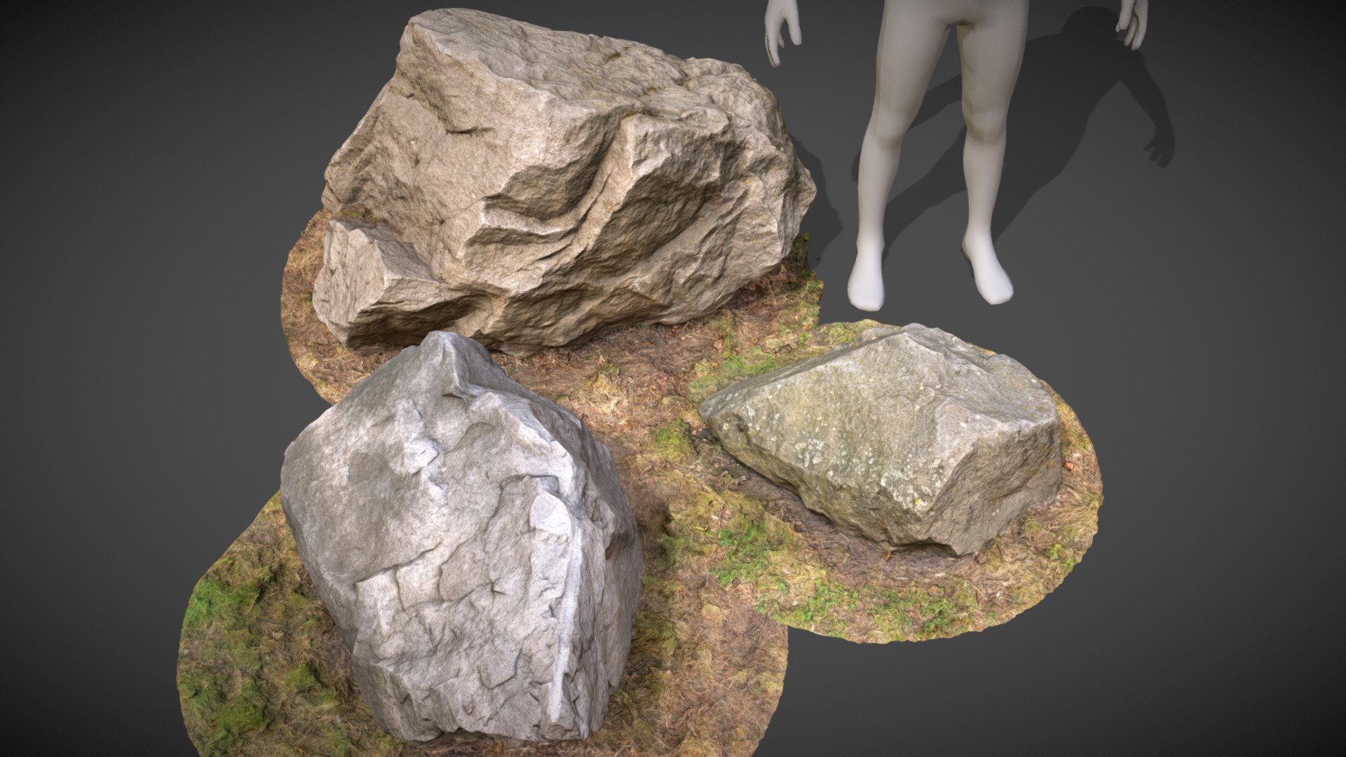 3D Scan | Game-Ready Rocks - 3D model by Bodo Schütze (@bodoschuetze ...